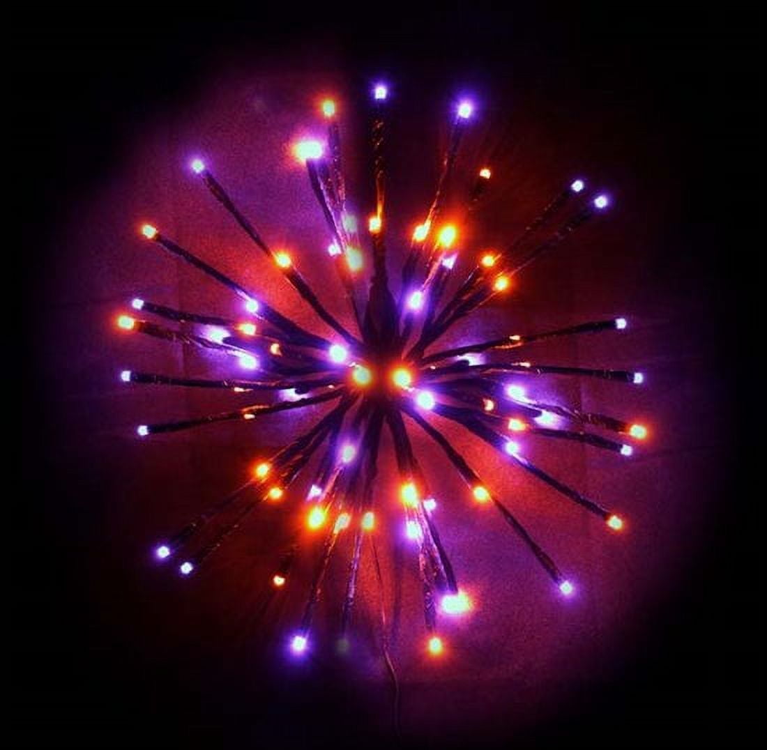 Holidynamics Halloween LED 16" Spritzer, Orange and Purple, 80 Lights ...