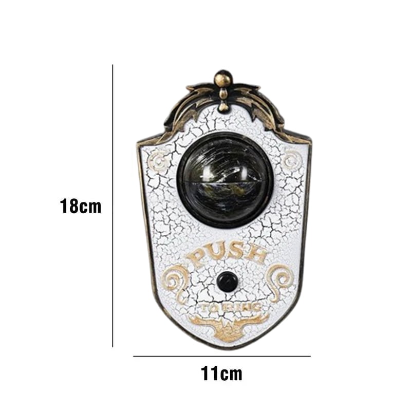 Halloween LED Eyeball Doorbell Decoration, Motion Activated Sound and ...