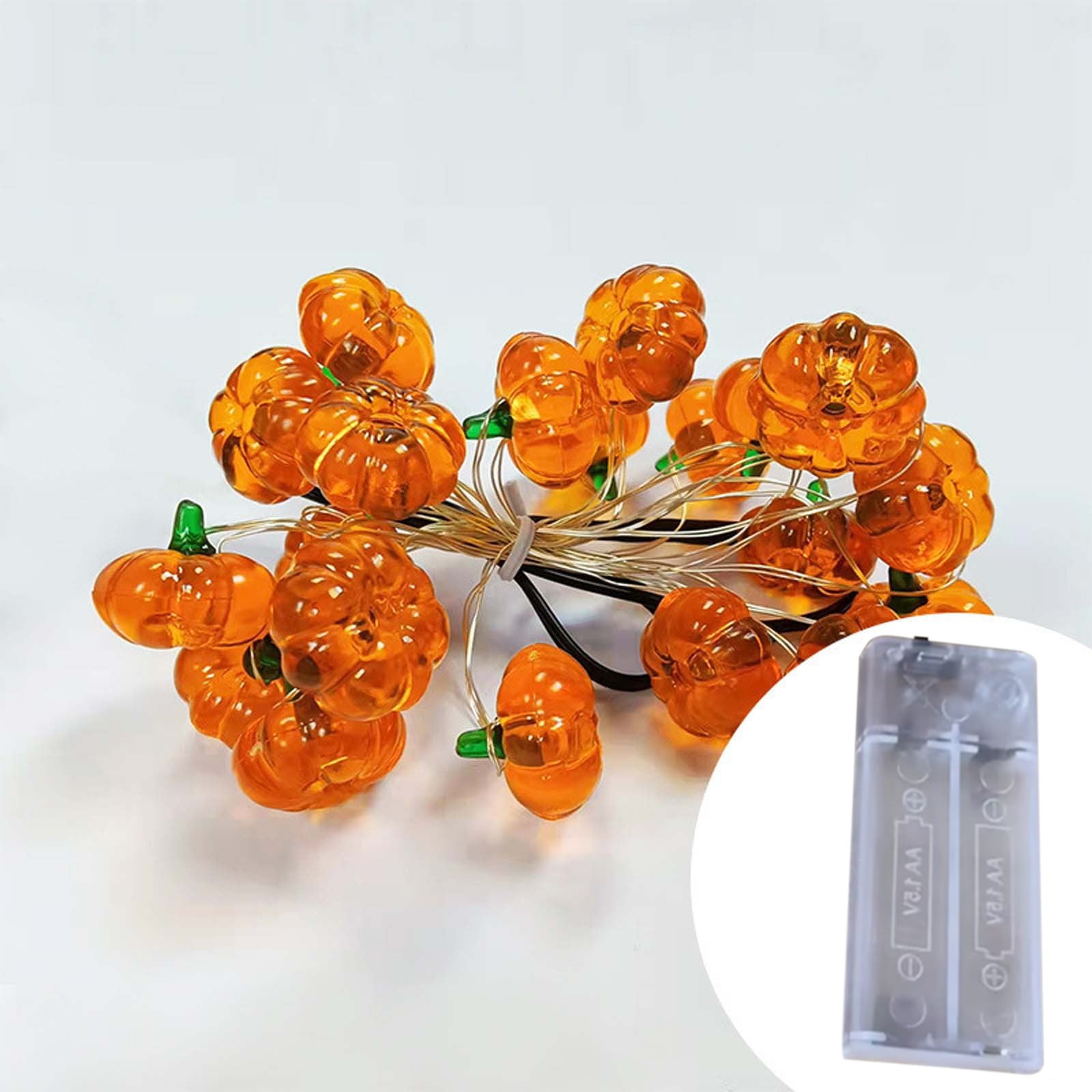 Halloween LED Ghost String Lights - 20 Spooky LED Lights 200cm Battery ...