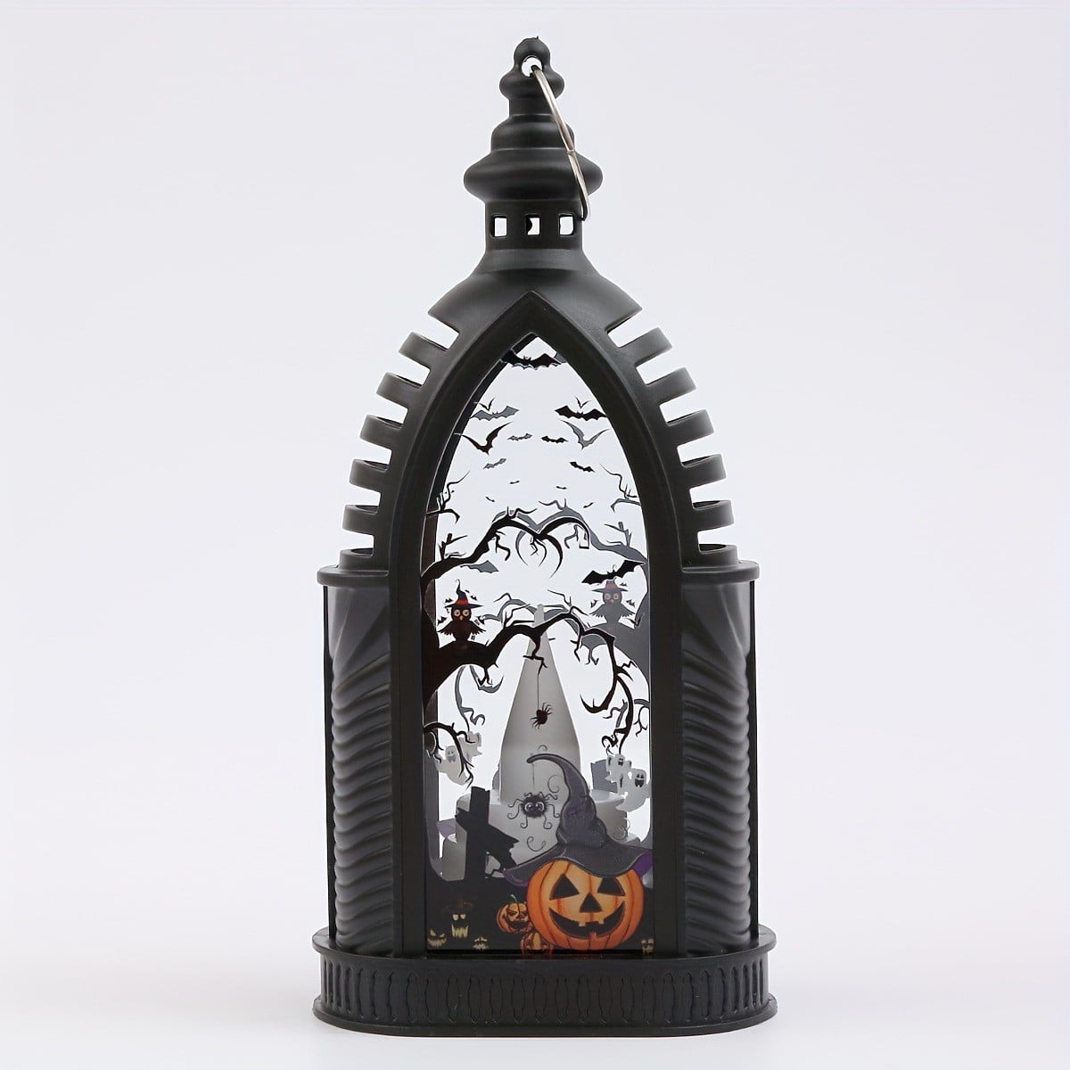 Halloween LED Lantern Set with Pumpkin Skeleton Witch Hanging Decor ...