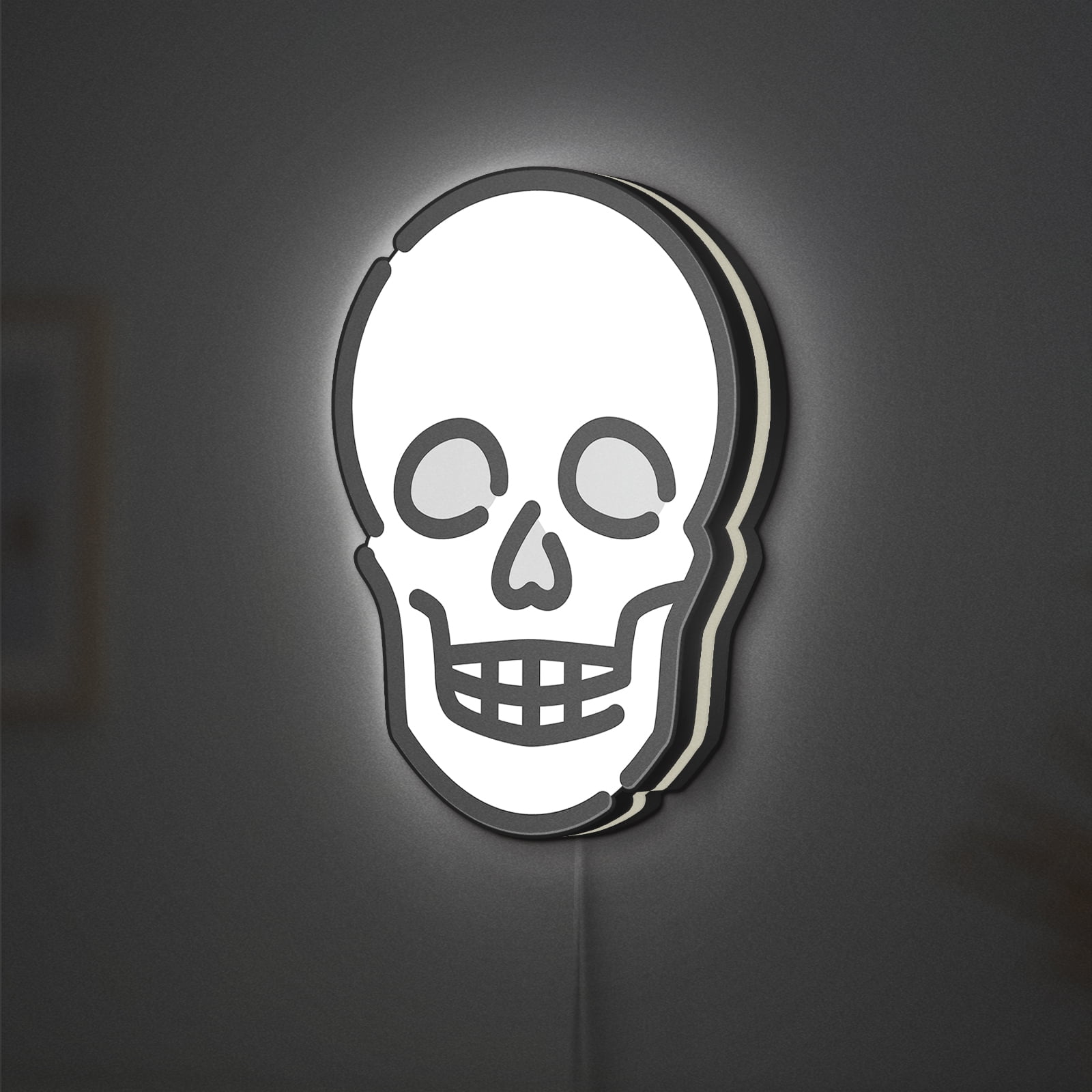 Halloween LED Lightbox - Skull Skeleton Pirate Horror Decor, Custom Led ...
