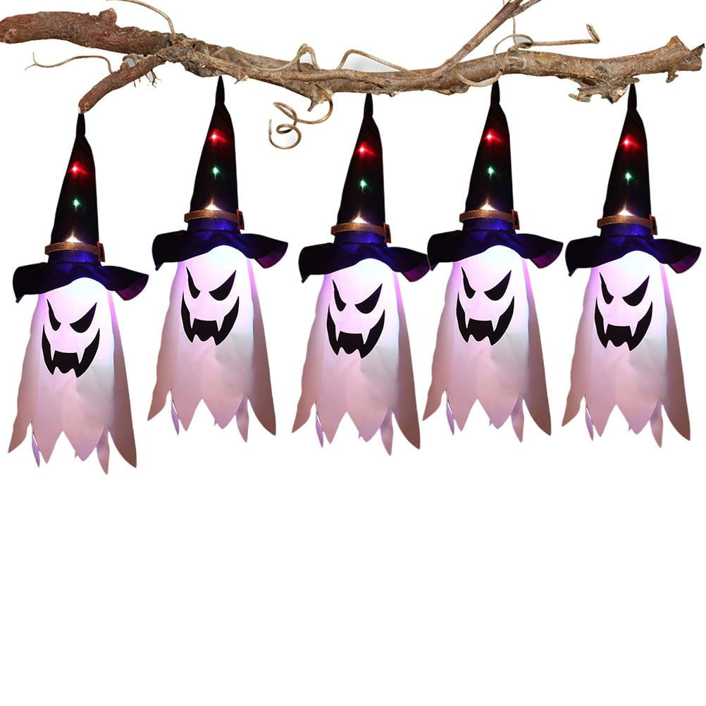 Halloween LED Lights Pumpkin Hanging Ghost Lamp Halloween Party Dress ...