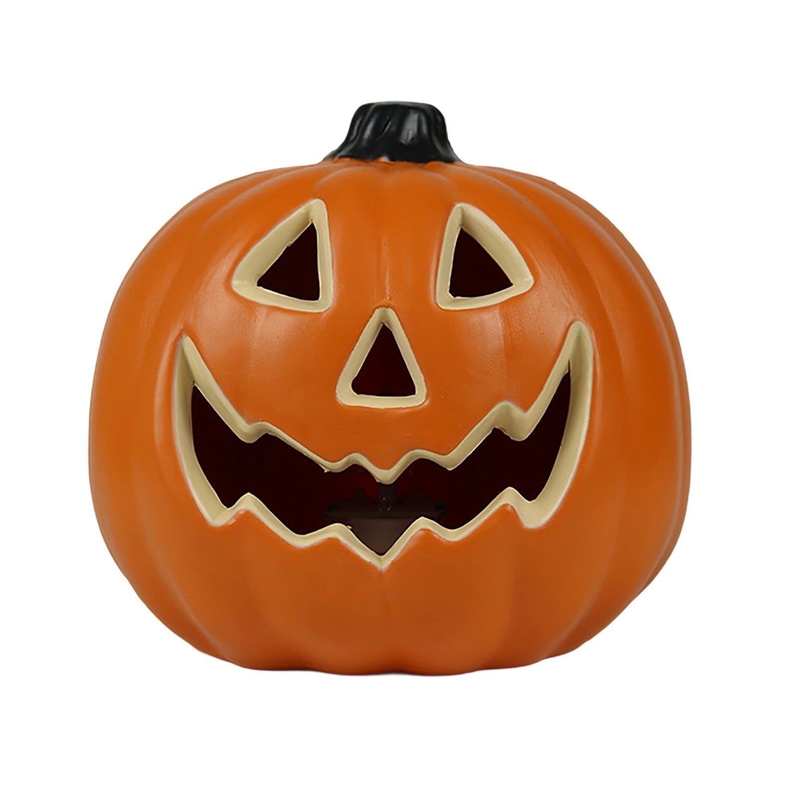 Halloween LED Pumpkin Lights Set - Realistic Flickering Flame Effect ...