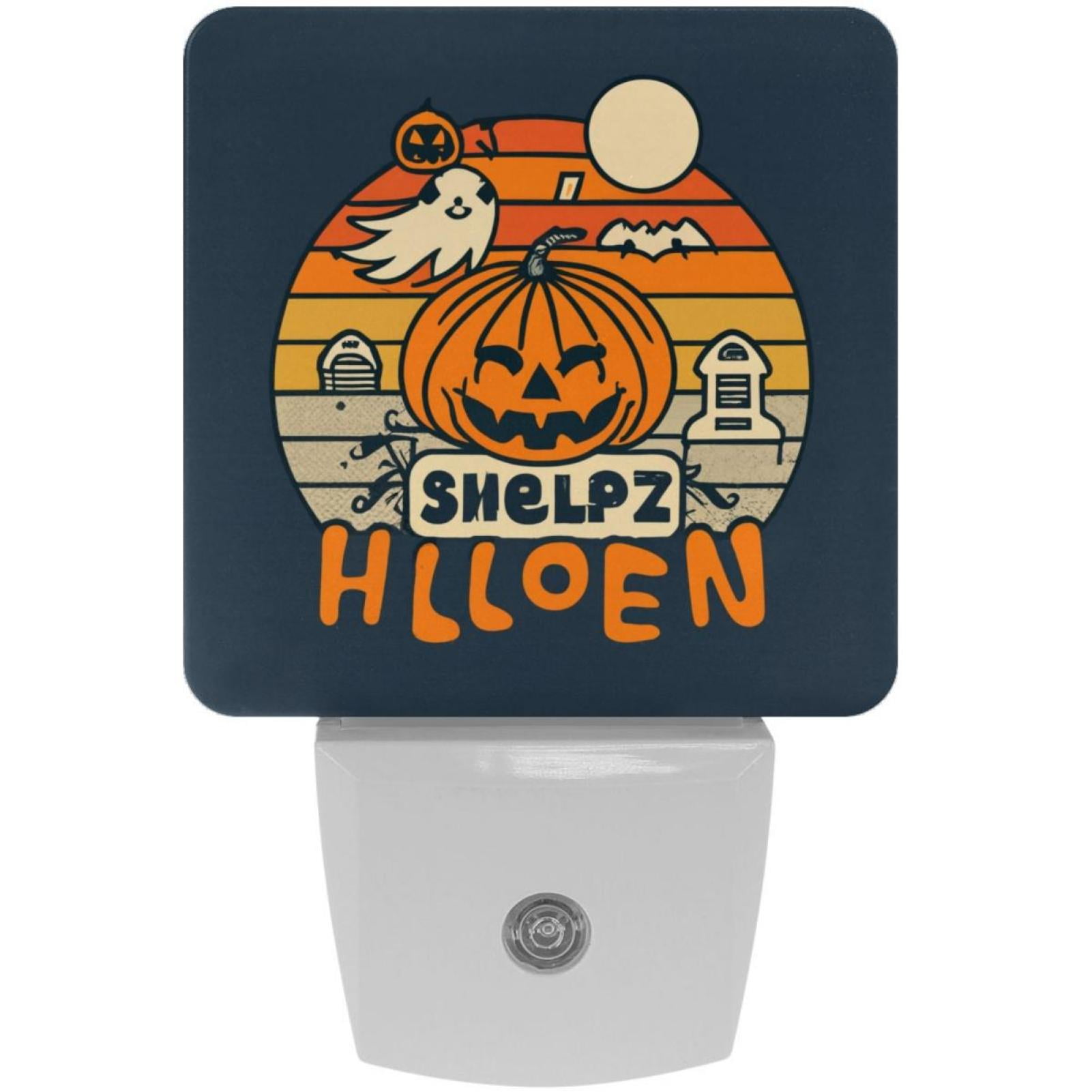 Halloween LED Square Night Light - Small and Bright Square-shaped LED ...