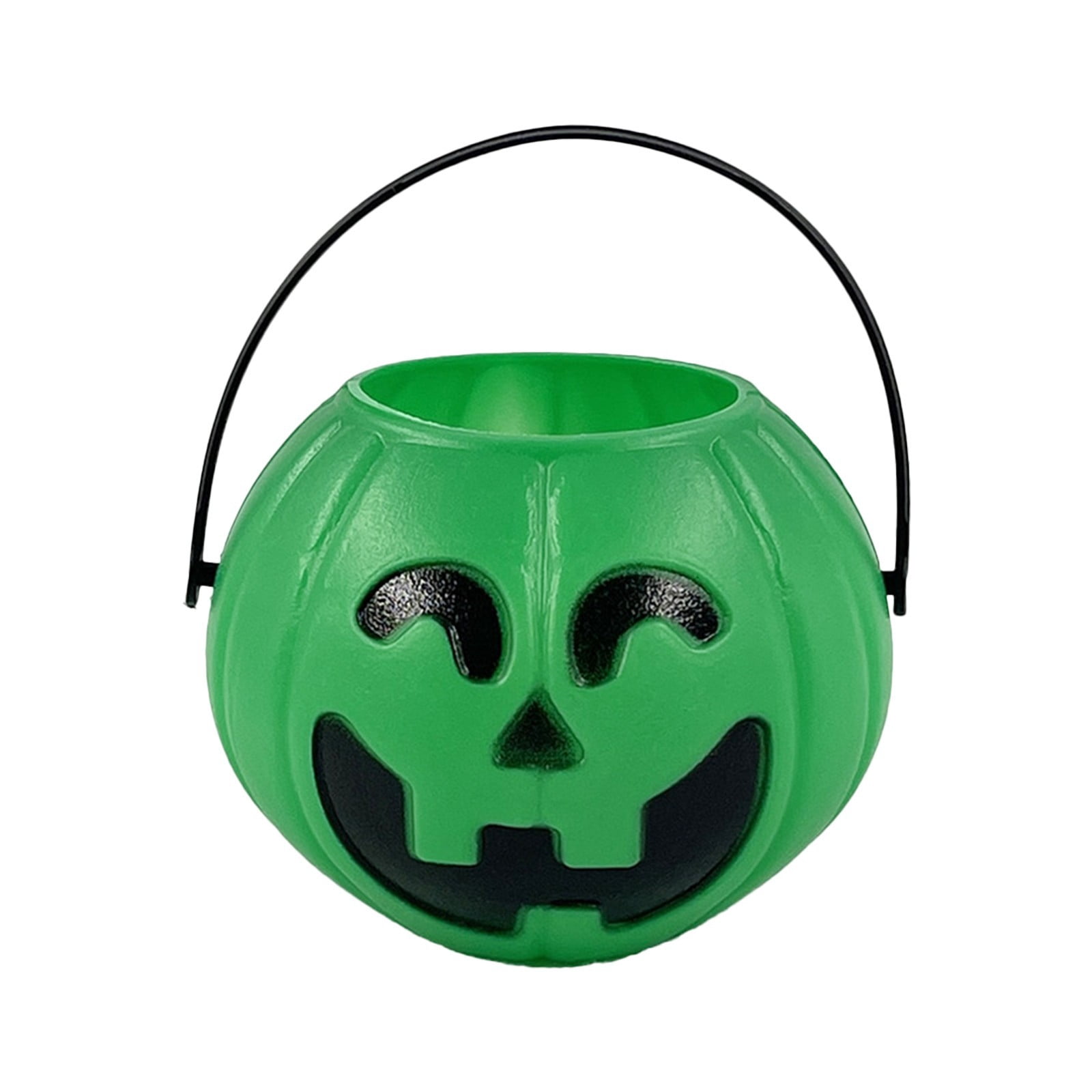 Halloween Lanterns, Candy Buckets, Portable Green Plastic Candy Pails ...