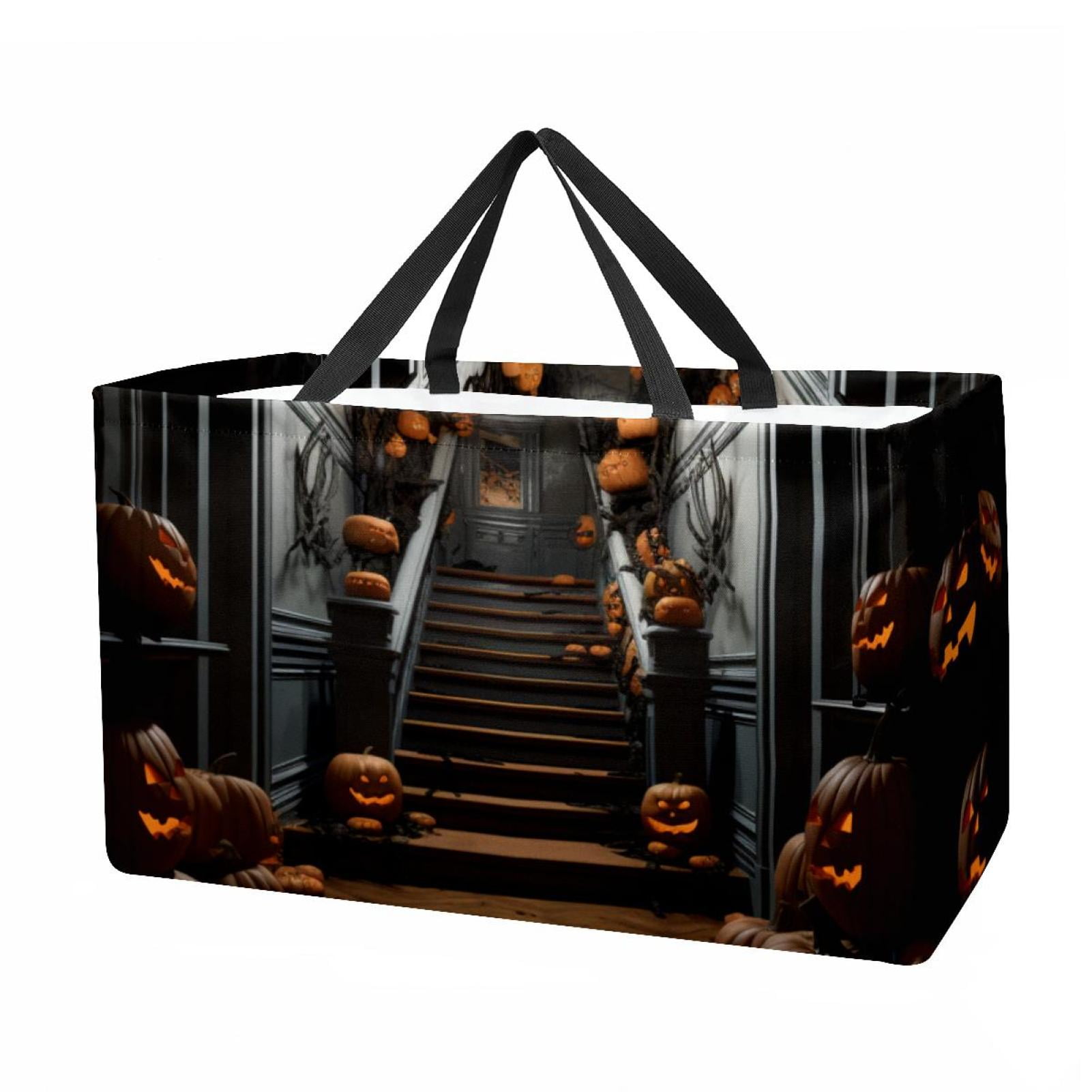 Halloween Large Capacity Reusable Foldable Oxford Cloth Storage Bins ...