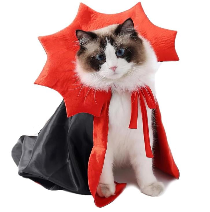 Halloween Large Dog Vampire Cloak Devil Cape Cosplay Apparel Party ...