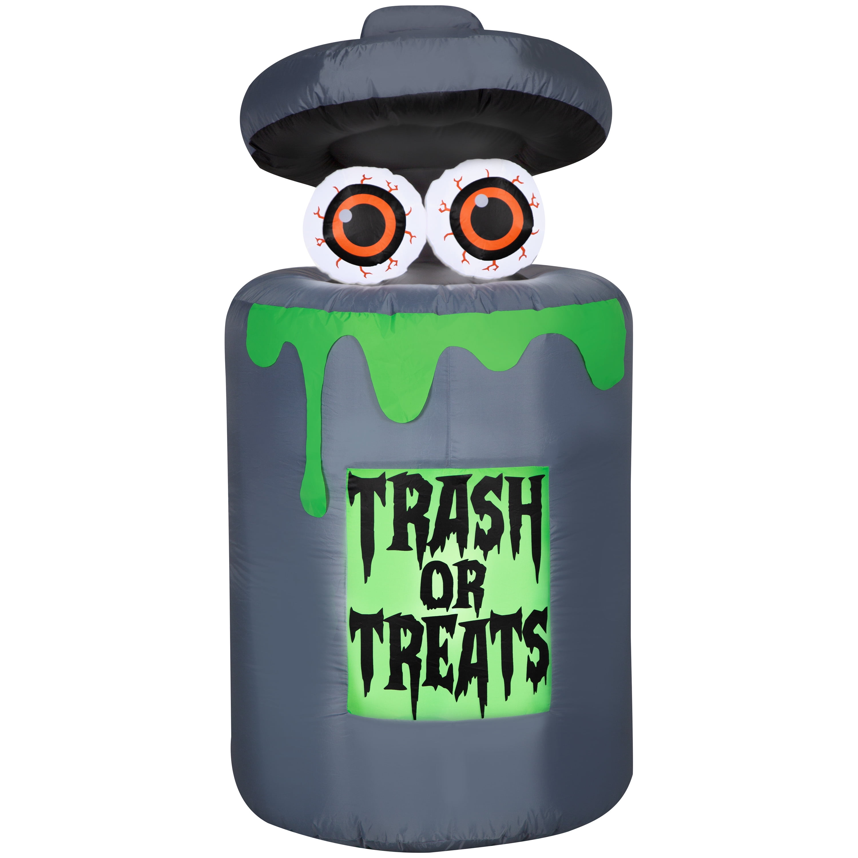 Halloween Large Eyes Peeking Out of Trash Can Decoration, 60 in, by Way ...