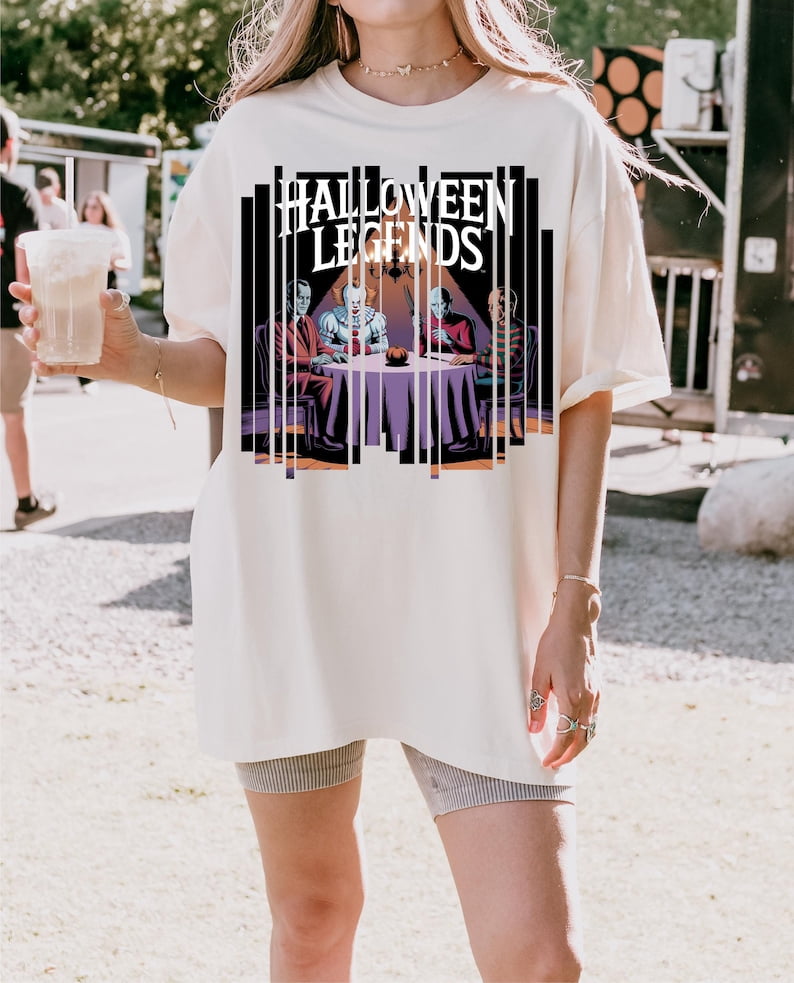 Halloween Legends Shirt, 2025 Retro Character Tee, Trendy Halloween ...