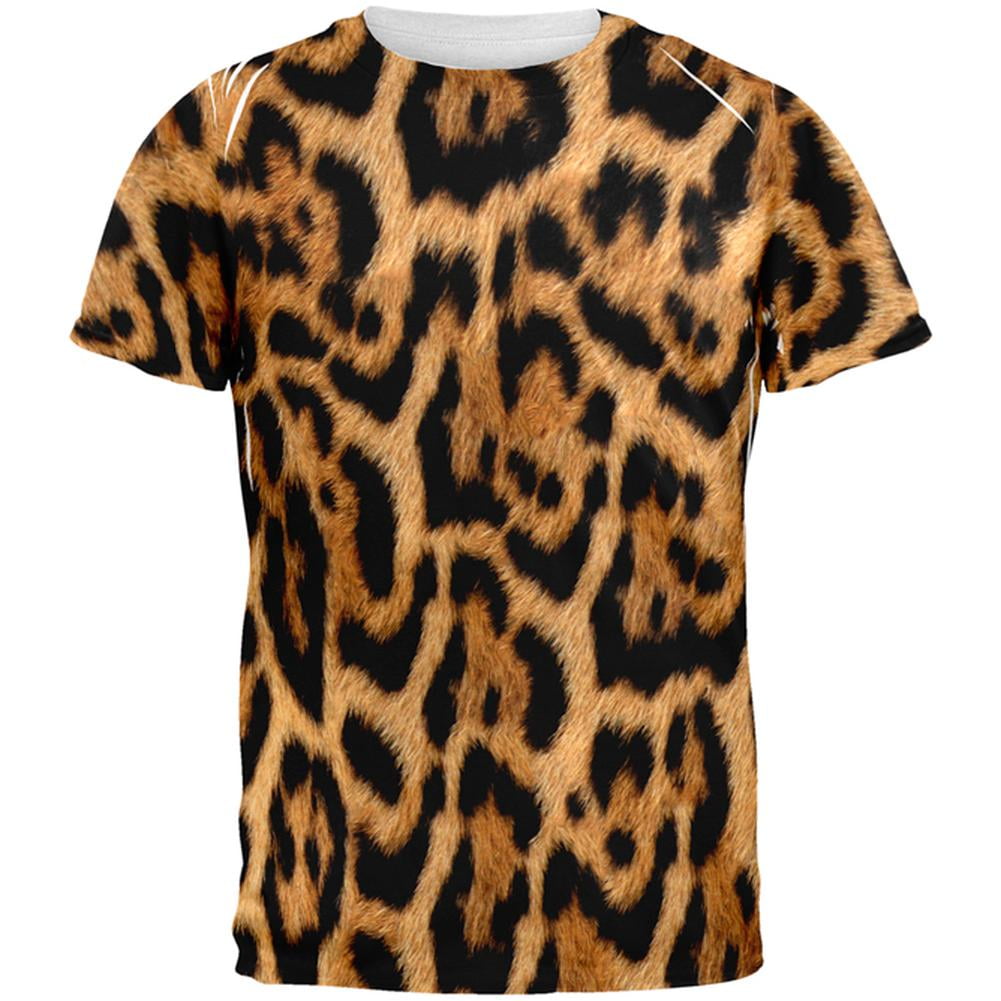 Halloween Leopard Print Costume All Over Mens T Shirt - Walmart.com