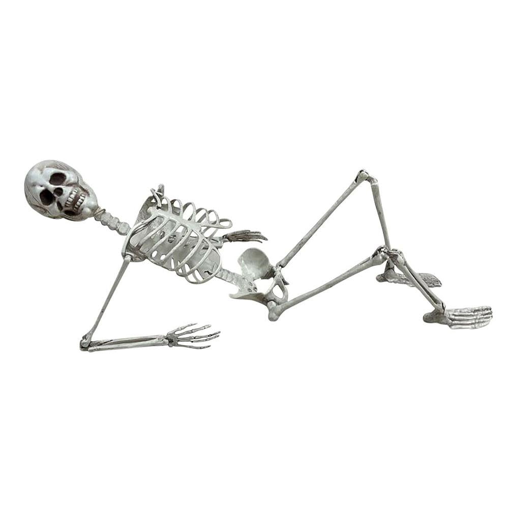 Halloween Life Size Skeleton, 2FT Skeleton Decor Realistic Full Body ...