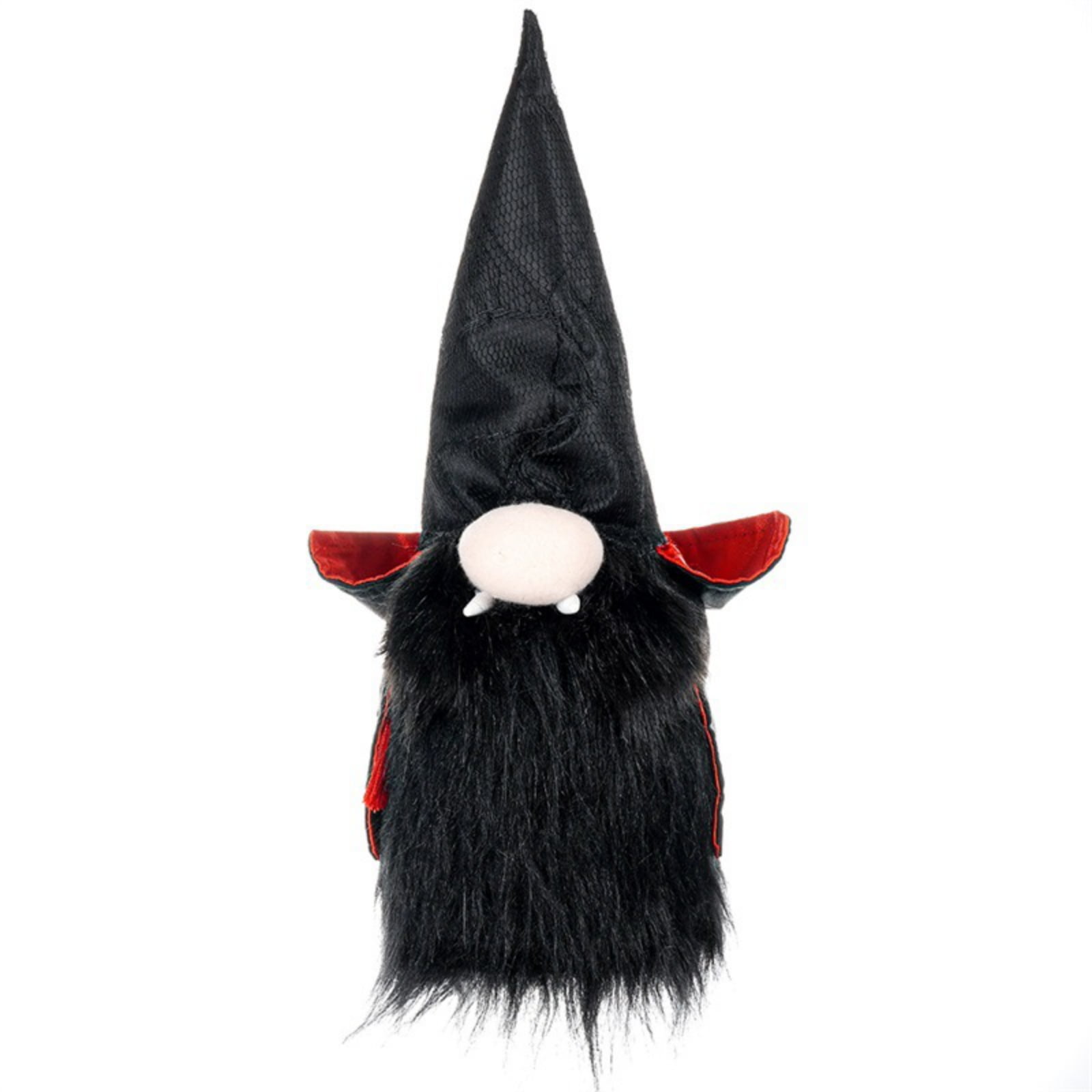 Halloween Light Up Vampire Gnome Candy Jar,LED Vampire Plush Ornaments ...