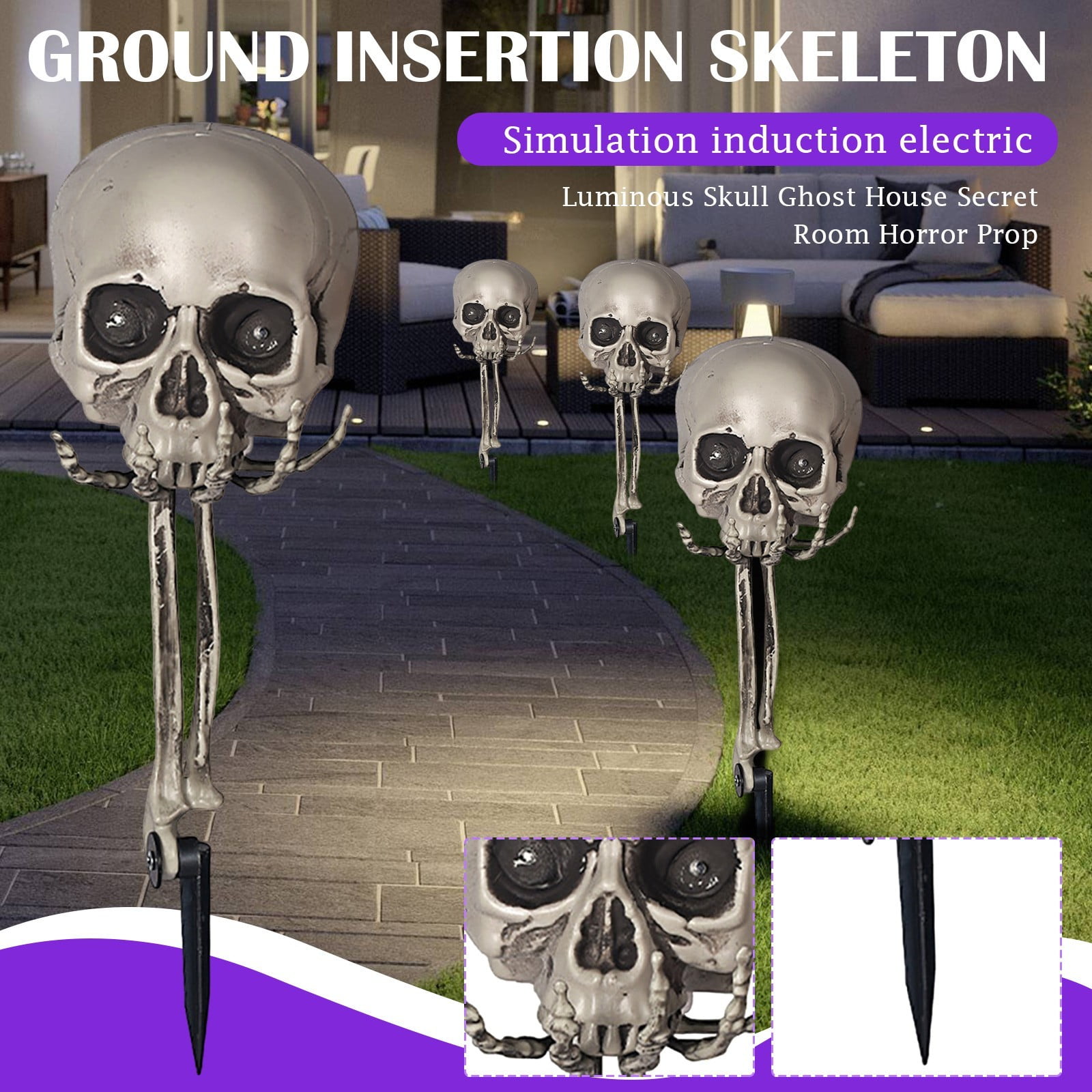 Halloween Lights Indoor Halloween Decorations Indoor,Glowing Haunted ...