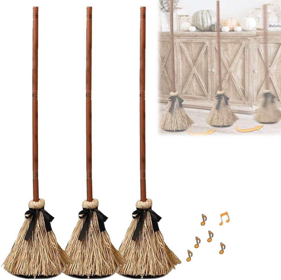Halloween Magic Broom, Floating Witch's Broom –Haunted Dancing Brooms ...