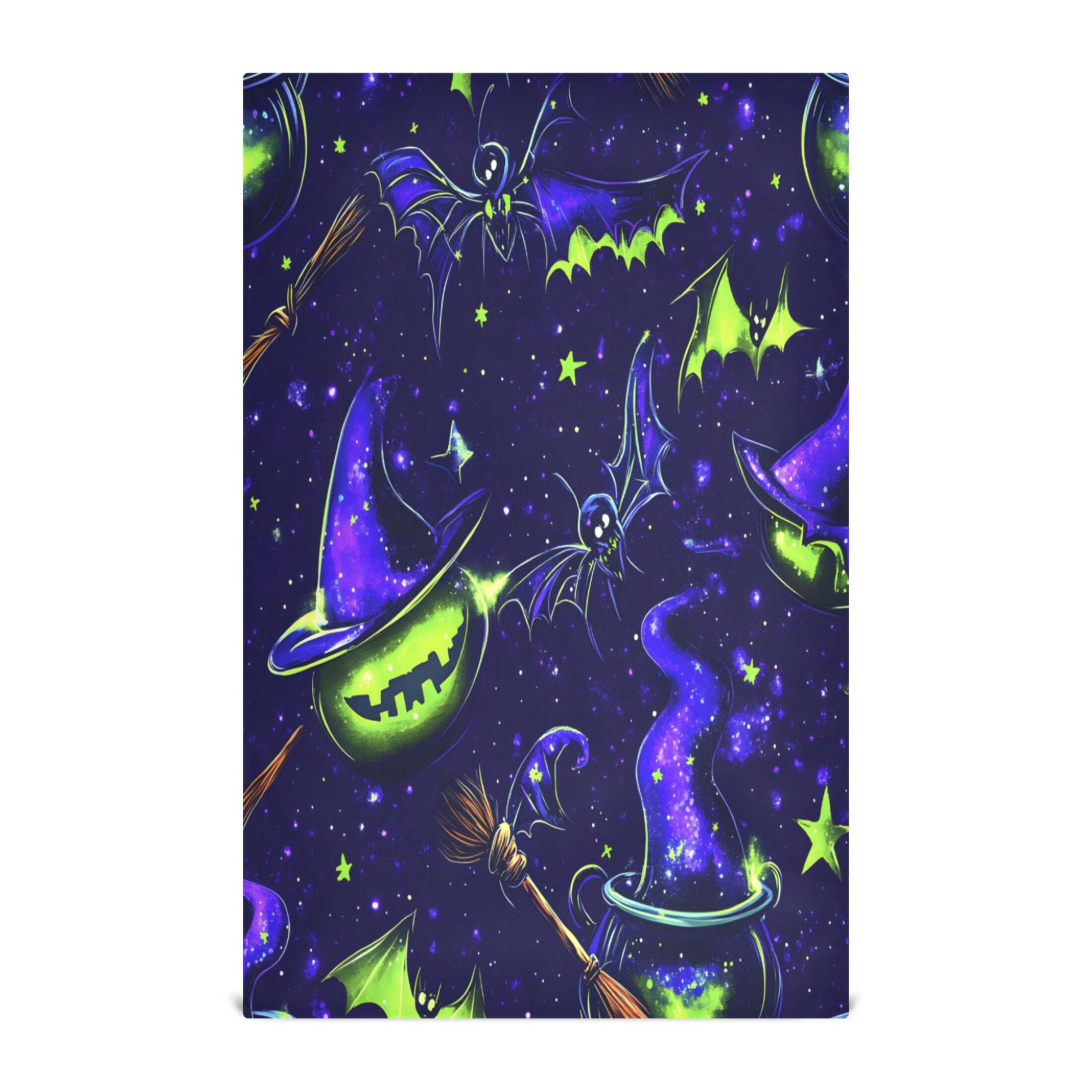 Halloween Magic Kitchen Towels Dishcloth Decorative Waffle Towels Multi ...