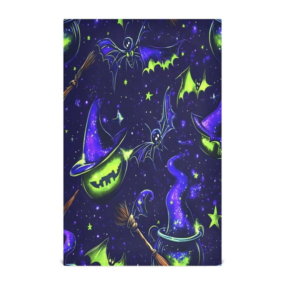 Halloween Magic Kitchen Towels Dishcloth Decorative Waffle Towels Multi ...