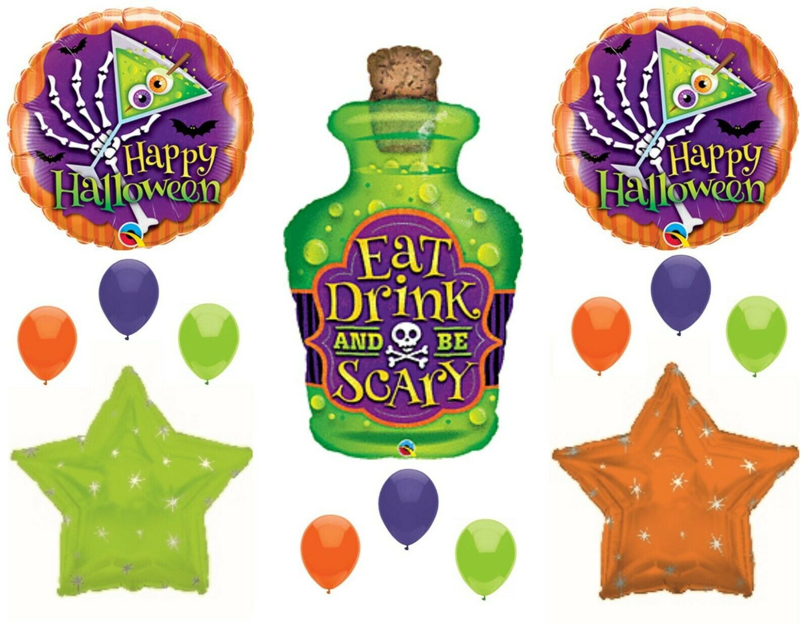Halloween Magic Potion Eat Drink Be Scary Party Balloons Decorations ...