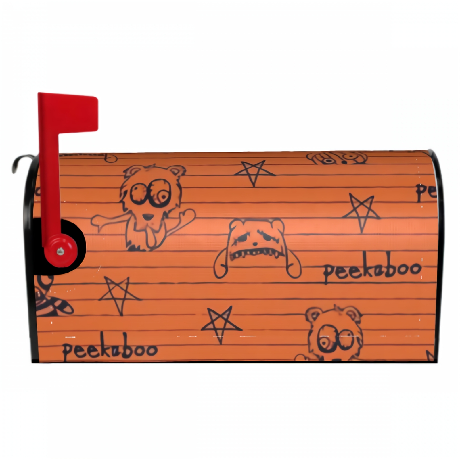 Halloween Mailbox Covers Pumpkin Witch Hat Skull Bat Spider Web ...