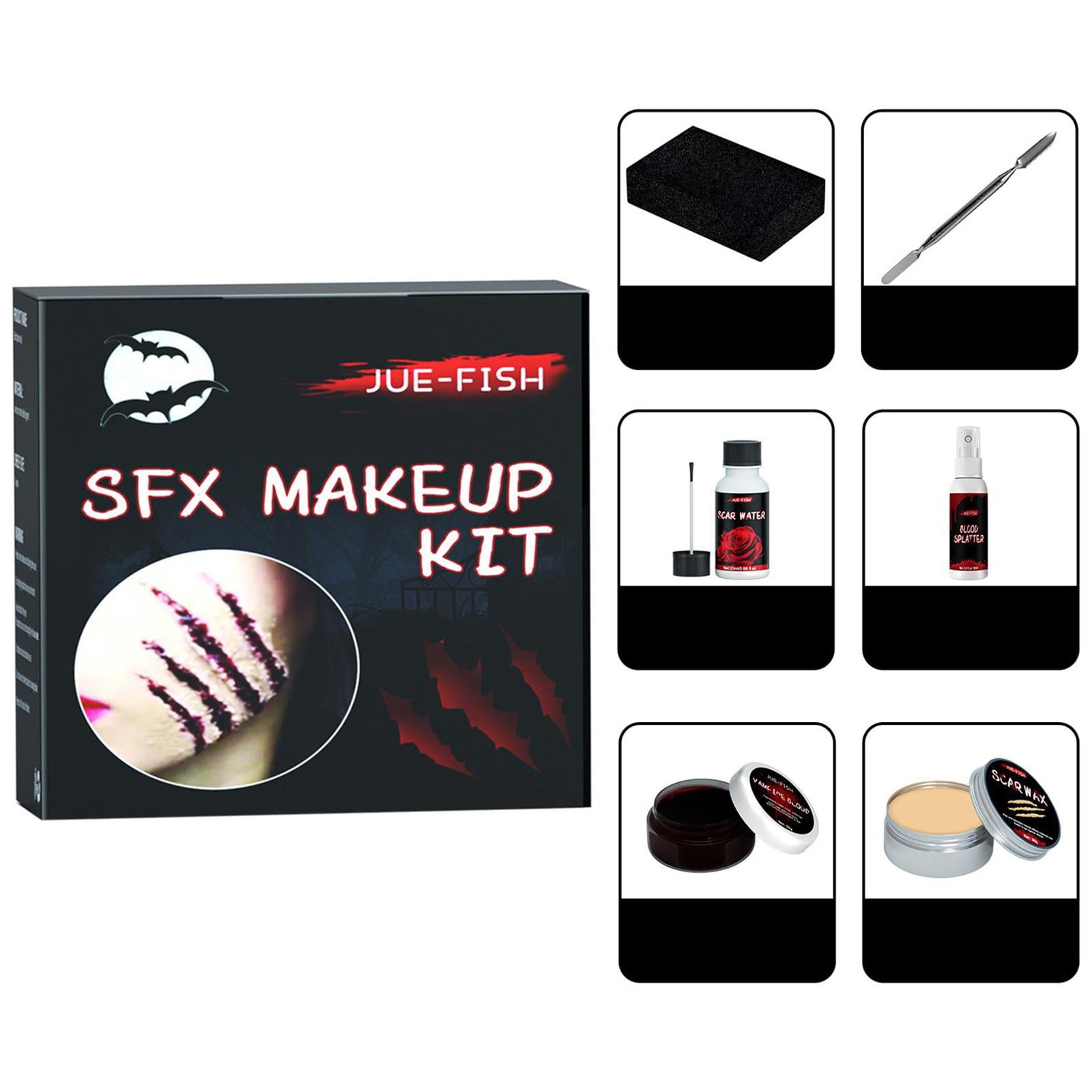 Halloween Makeup Set Movie Special Effects Makeup Set Theatrical Set ...
