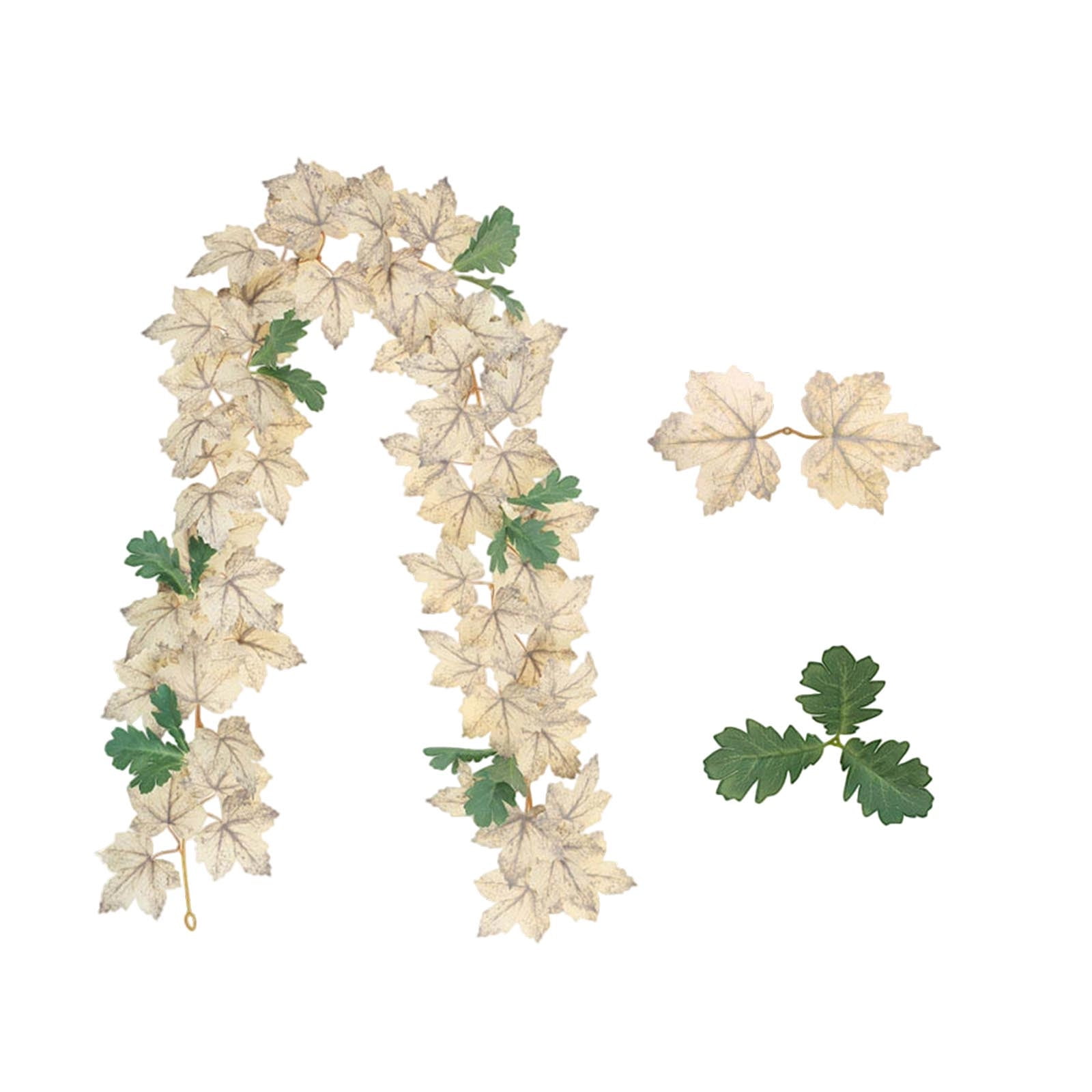Halloween Maple Leaf Garland | Artificial Vine Decoration | Realistic ...