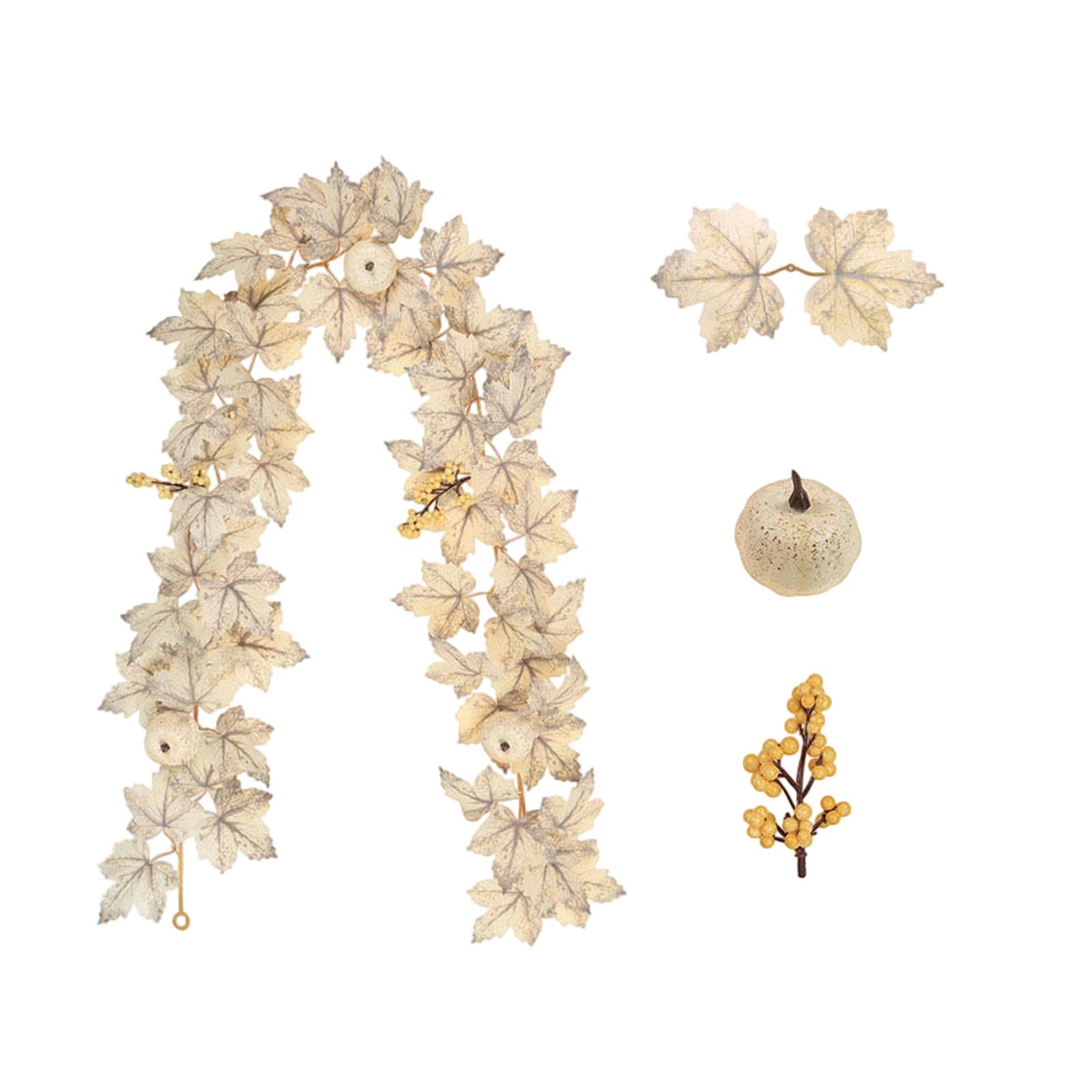 Halloween Maple Leaf Vine Garland | 175Cm Artificial Fall Foliage ...