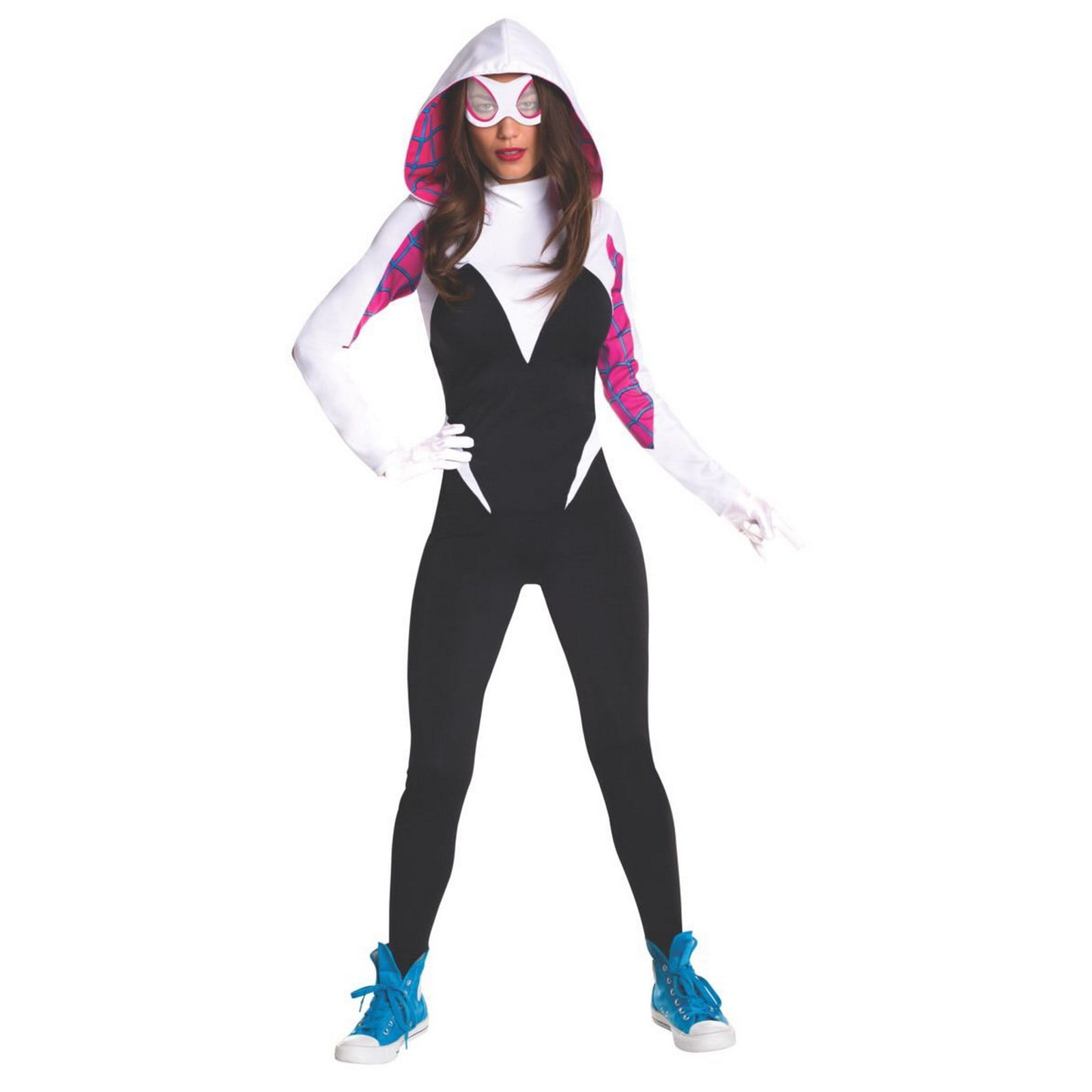 Halloween Marvel Spider Gwen Adult Costume - Walmart.com