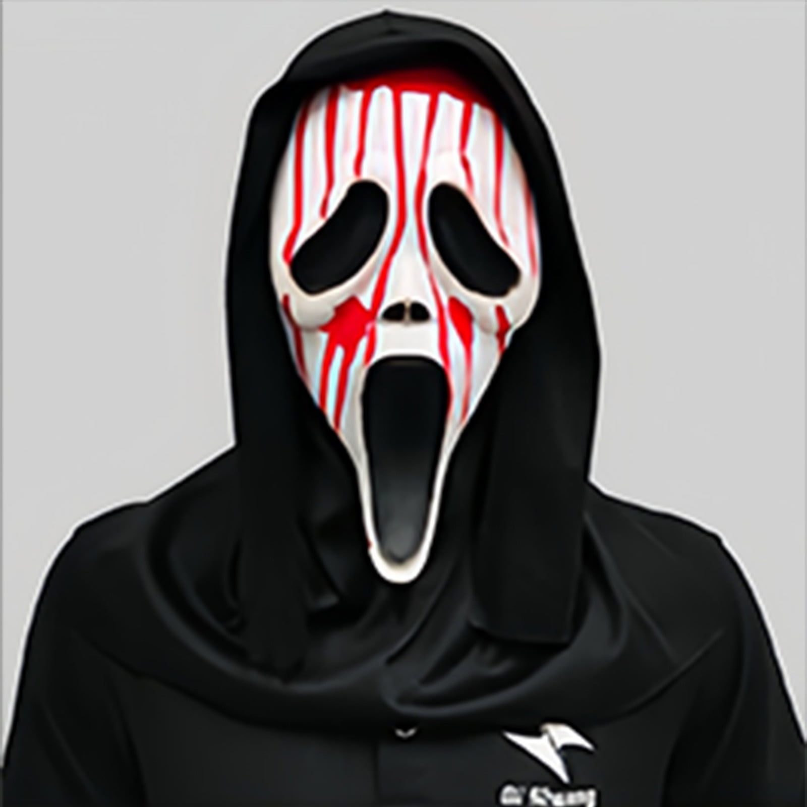 Mask Scream Masks Realistic Masks C 25x15x3 cm - Walmart.com