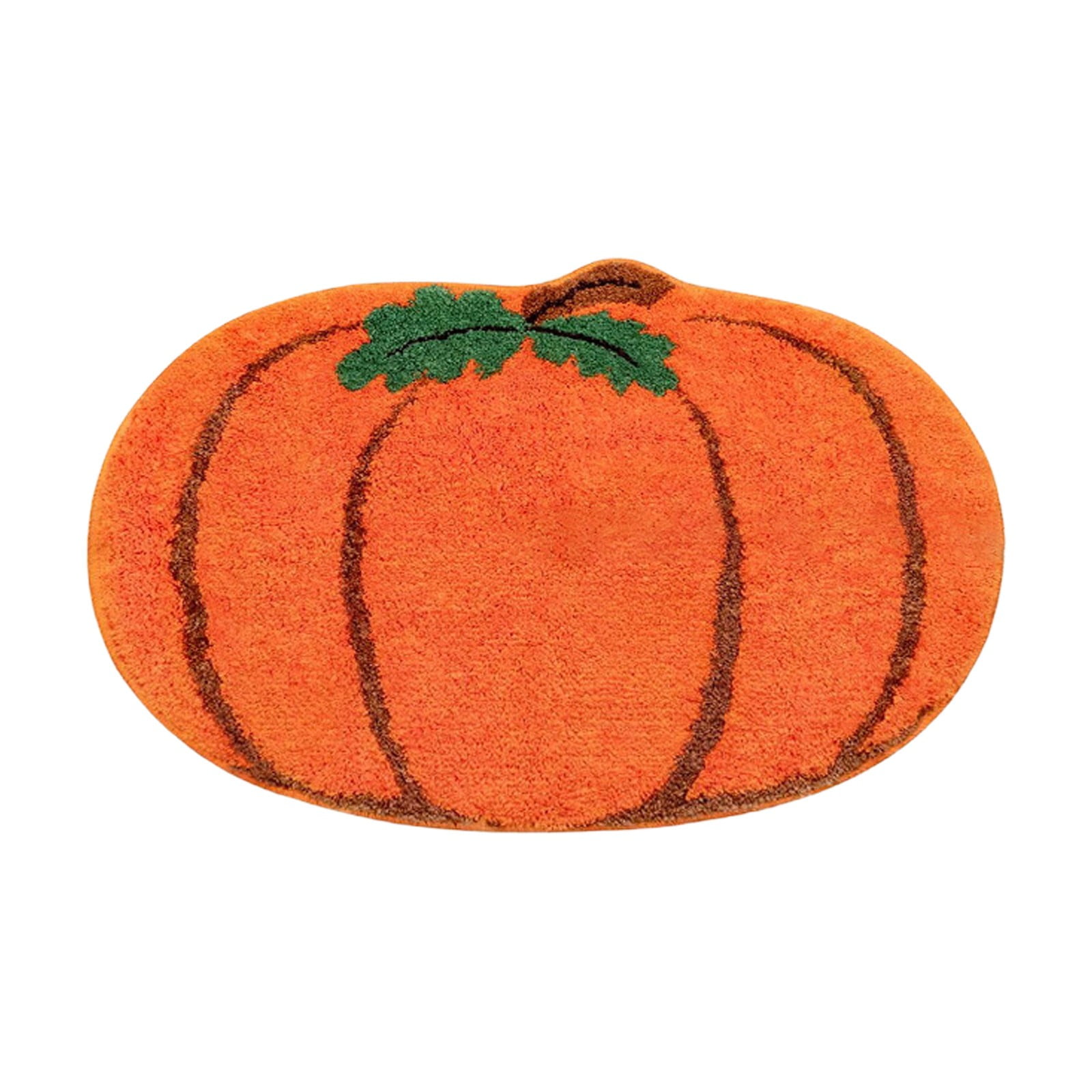 Halloween Mat Pumpkin Doormat Non Slip, Furenl Fall Bathroom Rugs ...