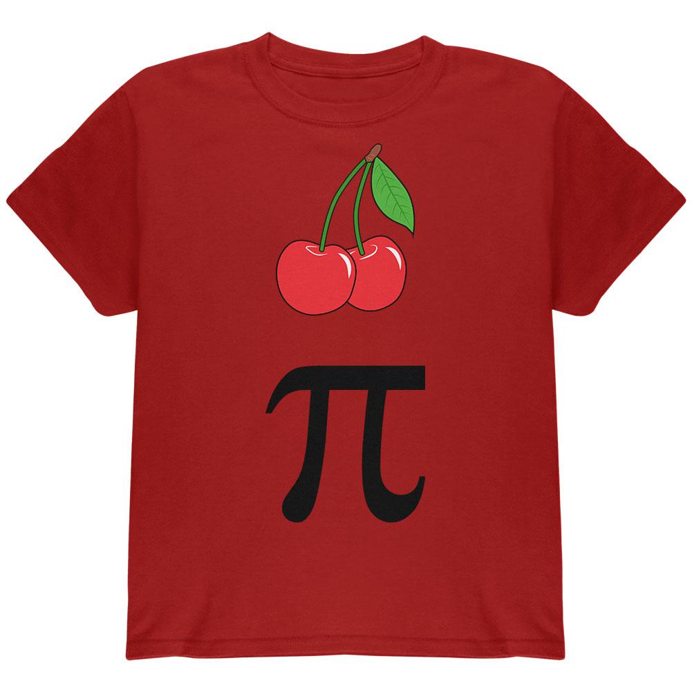 Halloween Math Pi Costume Cherry Day Youth T Shirt Red YMD - Walmart.com