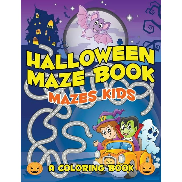 Halloween Maze Book: Mazes Kids (Paperback) - Walmart.com