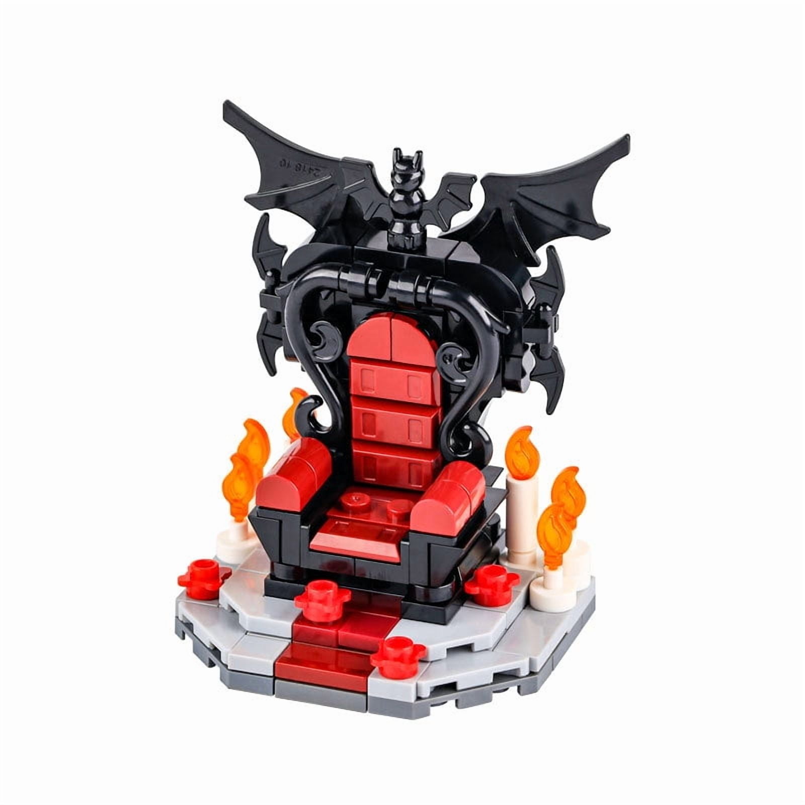 Halloween Medieval Vampire Throne Building Blocks Set, Minifigure Scene ...