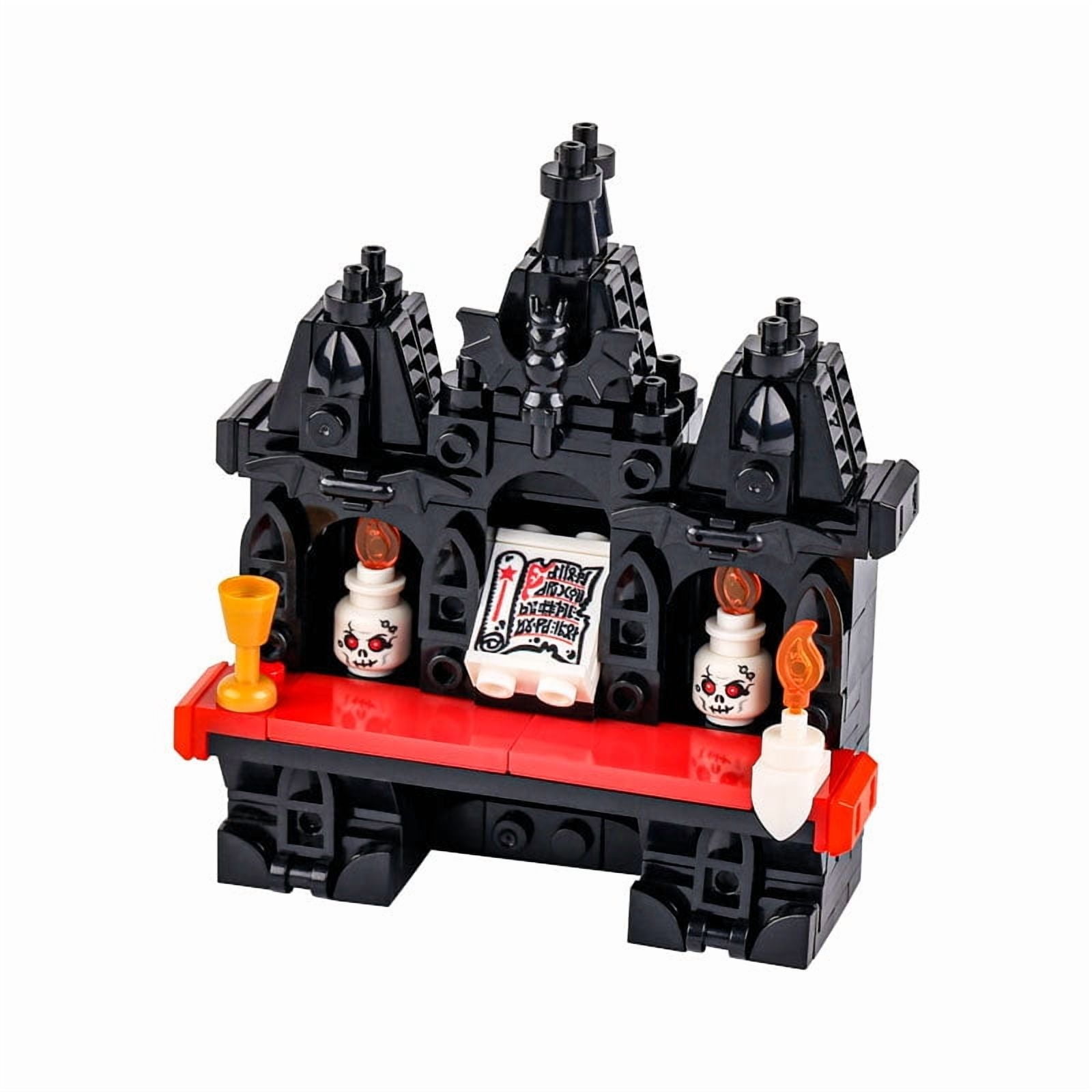 Halloween Medieval Vampire Throne Building Blocks Set, Minifigure Scene ...