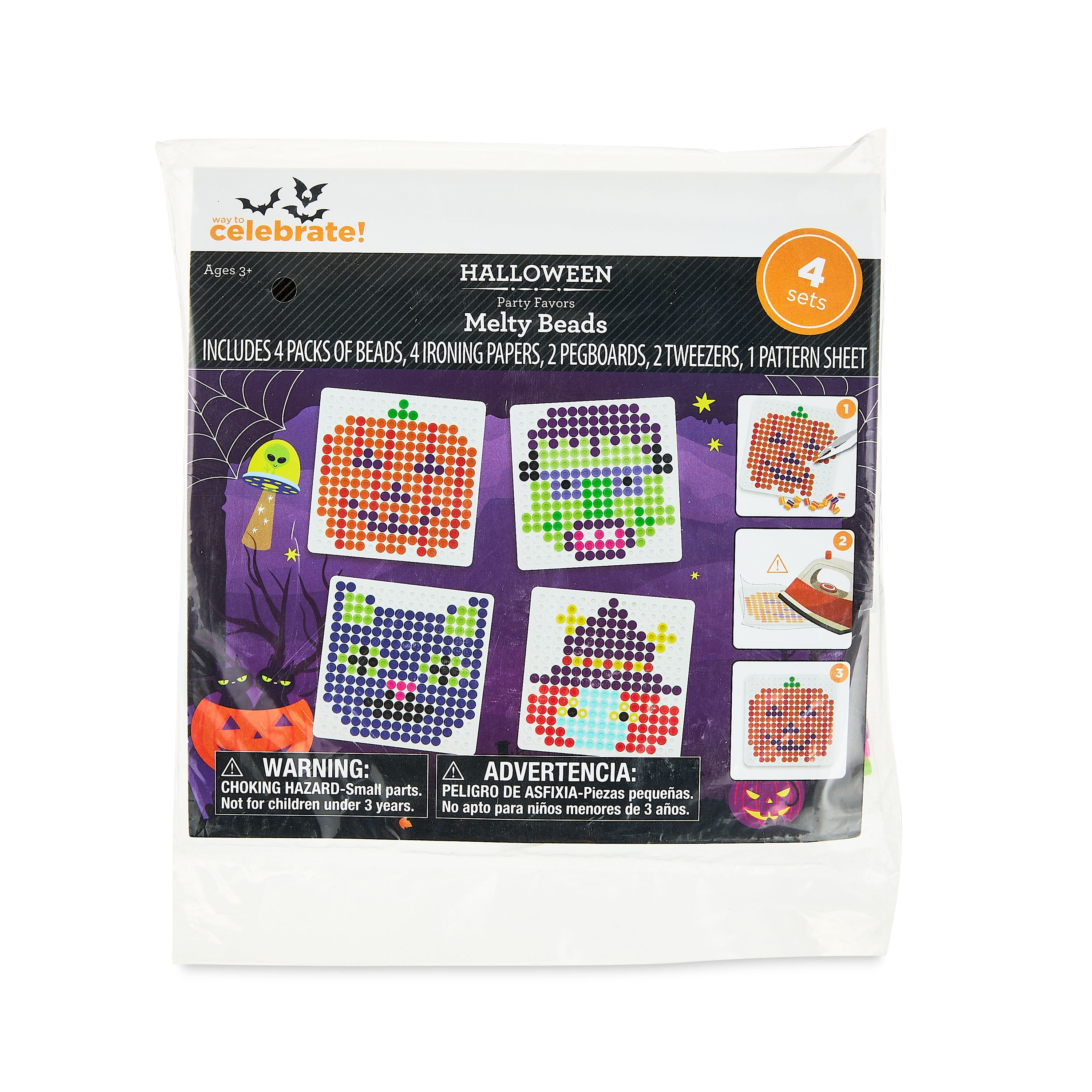 Halloween Melty Beads Party Favors, 4 Sets, by Way To Celebrate ...