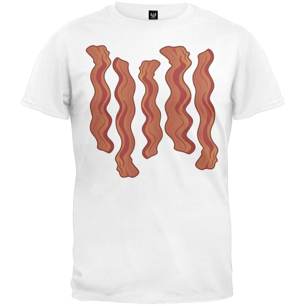 Halloween Men's Bacon Costume Short Sleeve T Shirt - Walmart.com