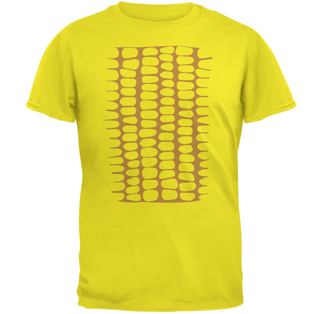 Halloween Men's Corn on the Cob Costume Short Sleeve T Shirt - Walmart.com
