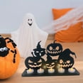 Halloween Metal Candlestick Dining Table Shadow Candelabra Shadow ...