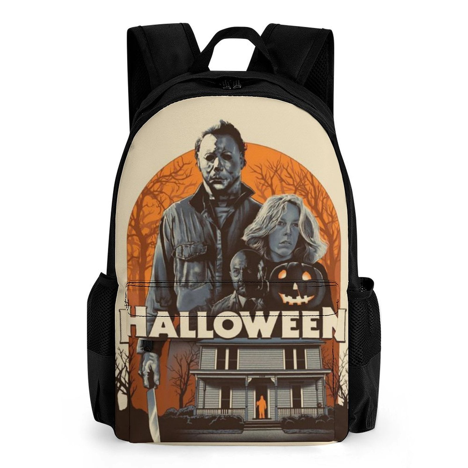 Halloween Michael Myers Backpack Laptop Bag Large Capacity Multipurpose ...
