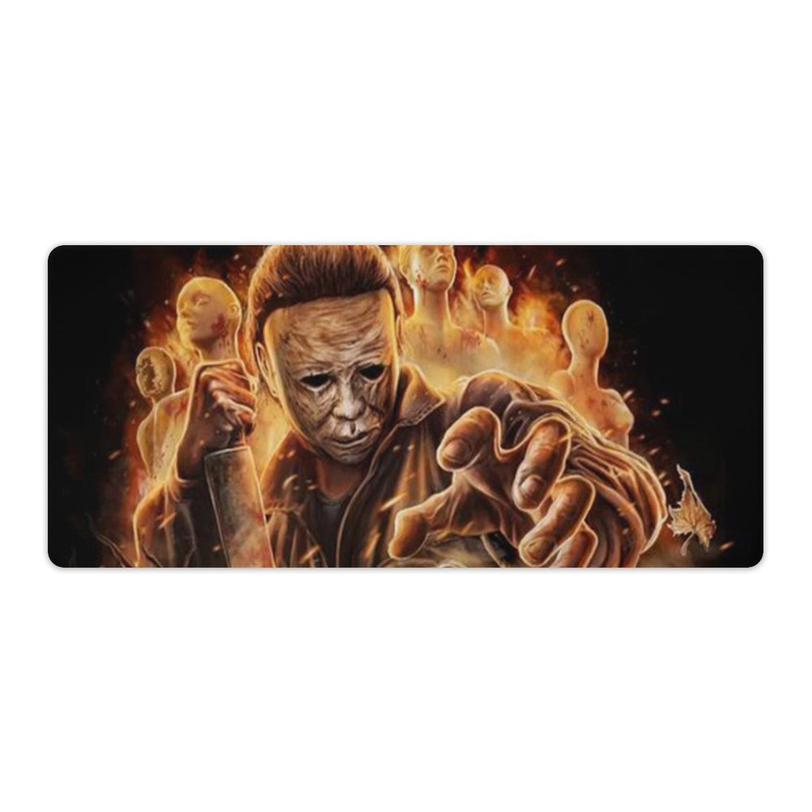 Halloween Michael Myers Extended Gaming Mouse Pad No-sliped Large Desk ...