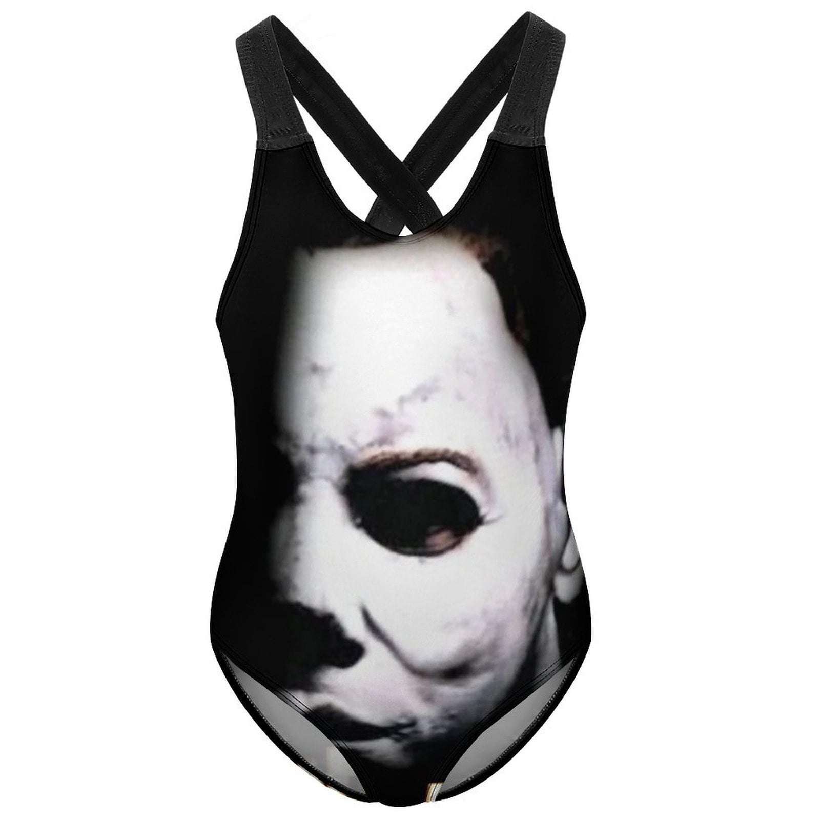 Halloween Michael Myers Girl's One-piece Swimsuit Summer Children's ...