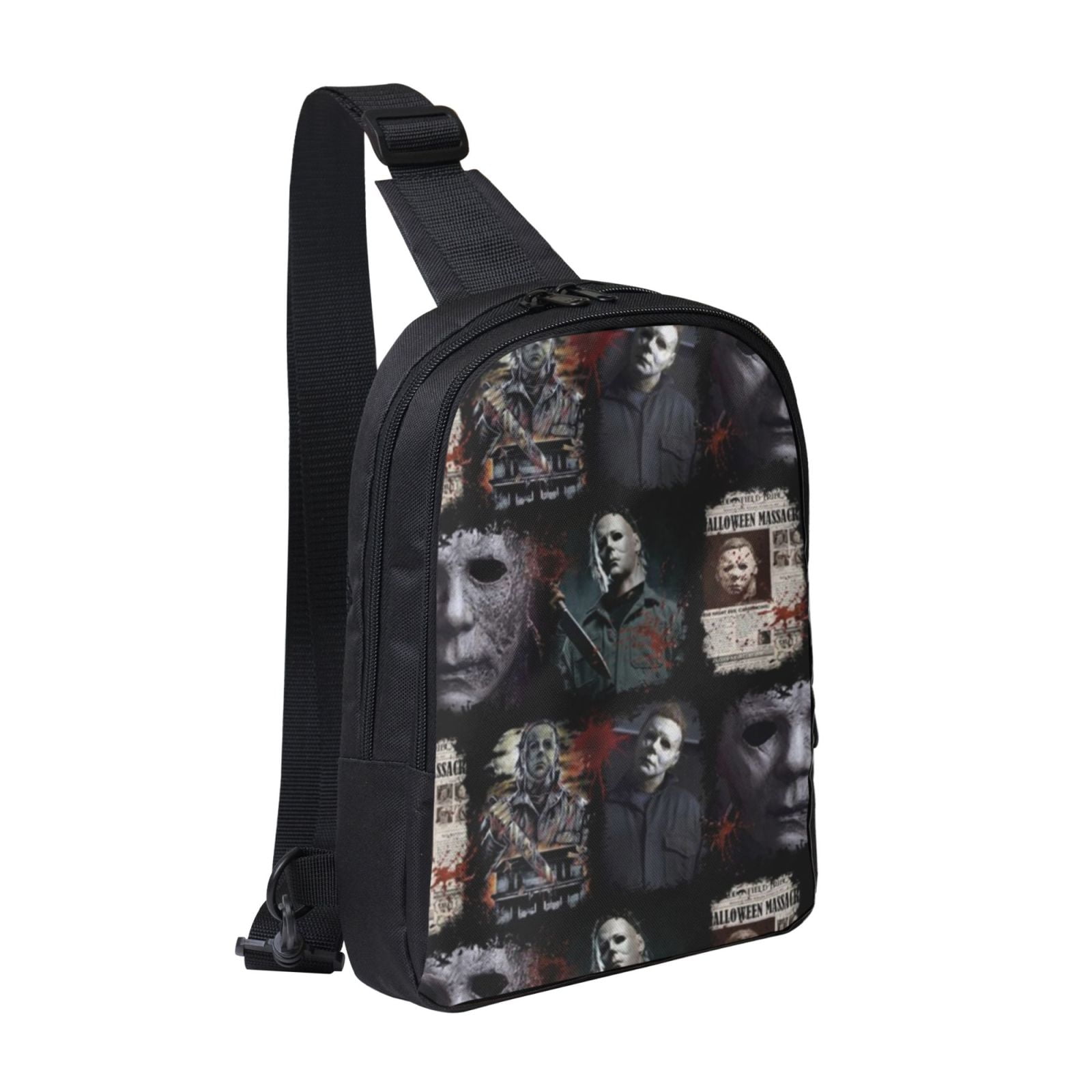 Halloween Michael Myers Horror Chest Bag Diagonally Crossbody Sling Bag ...