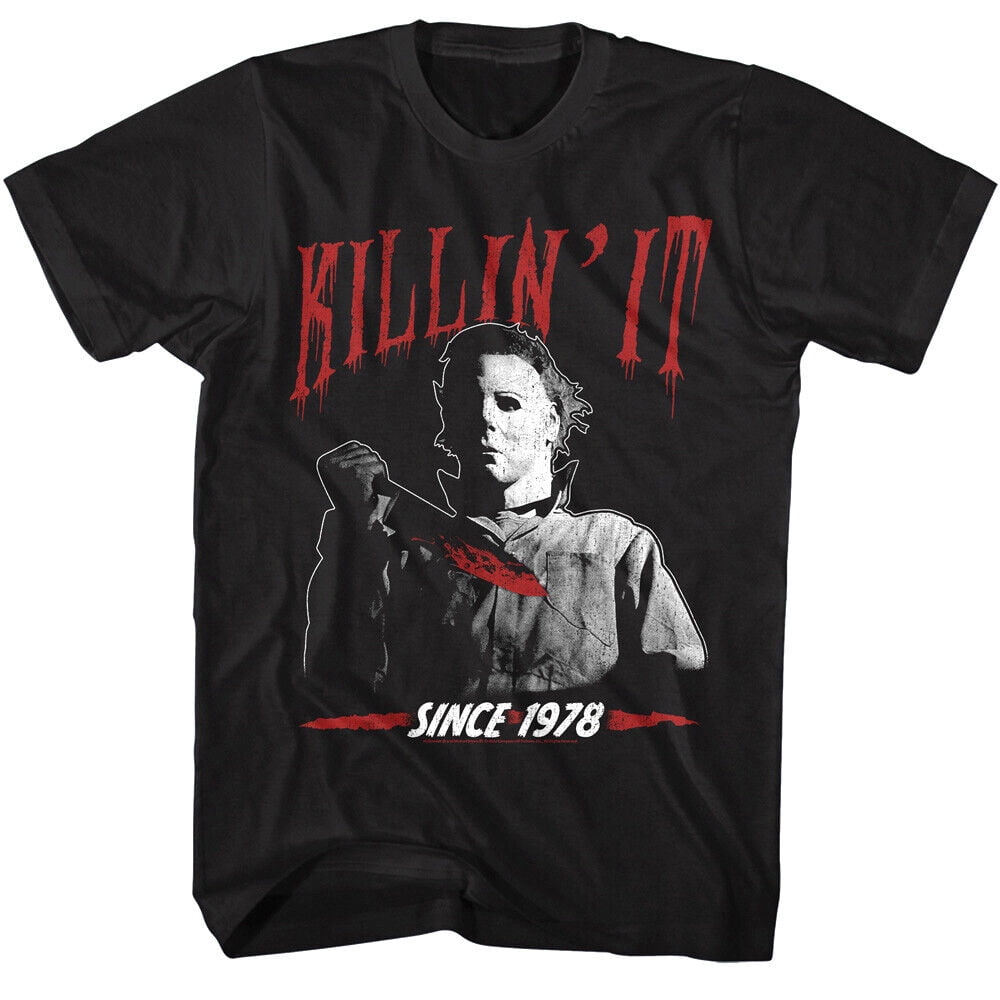 Halloween Michael Myers Men's T-Shirt Killing It Since 1978 Horror ...