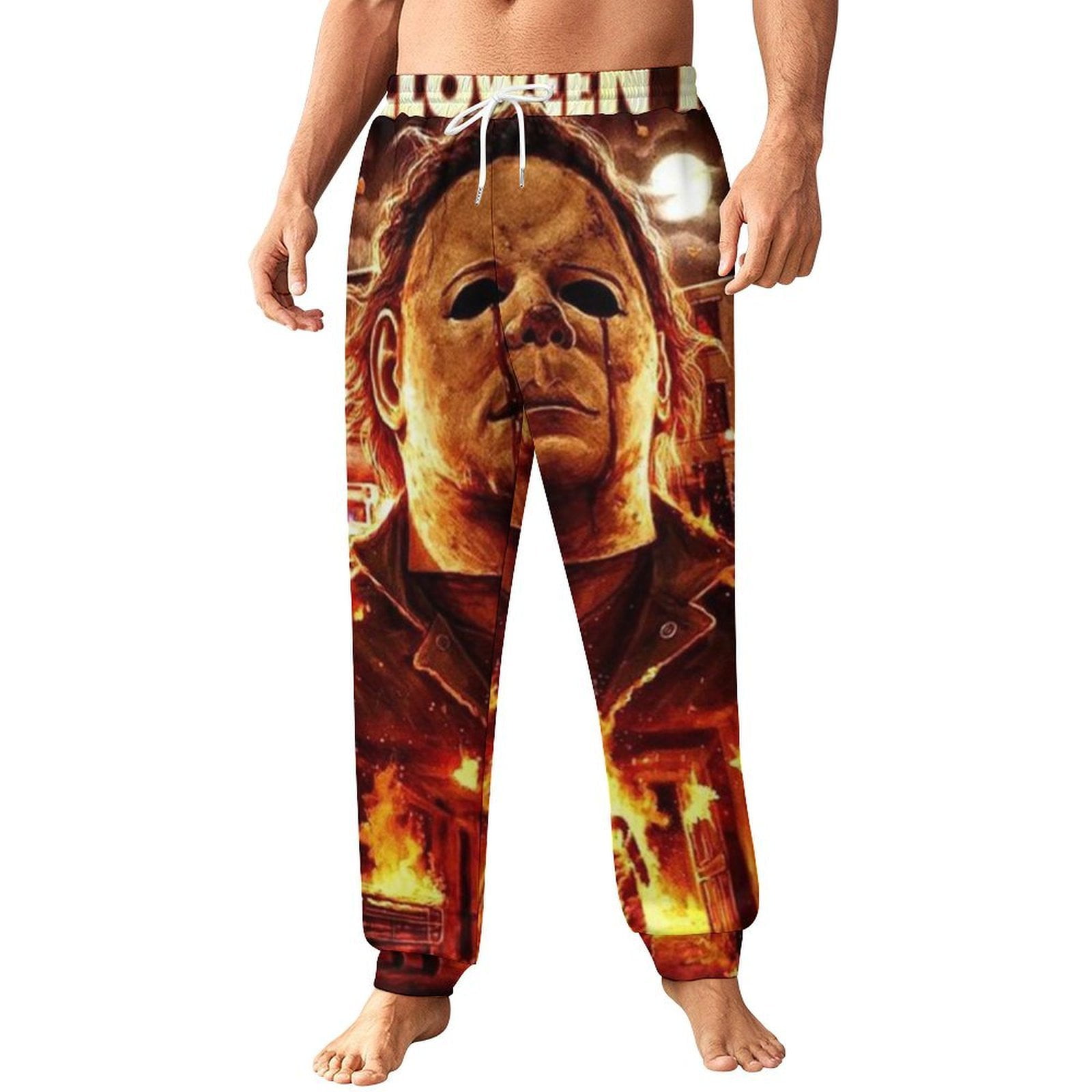 Halloween Michael Myers Poster Men's Sweatpants Trousers 3D Printed ...