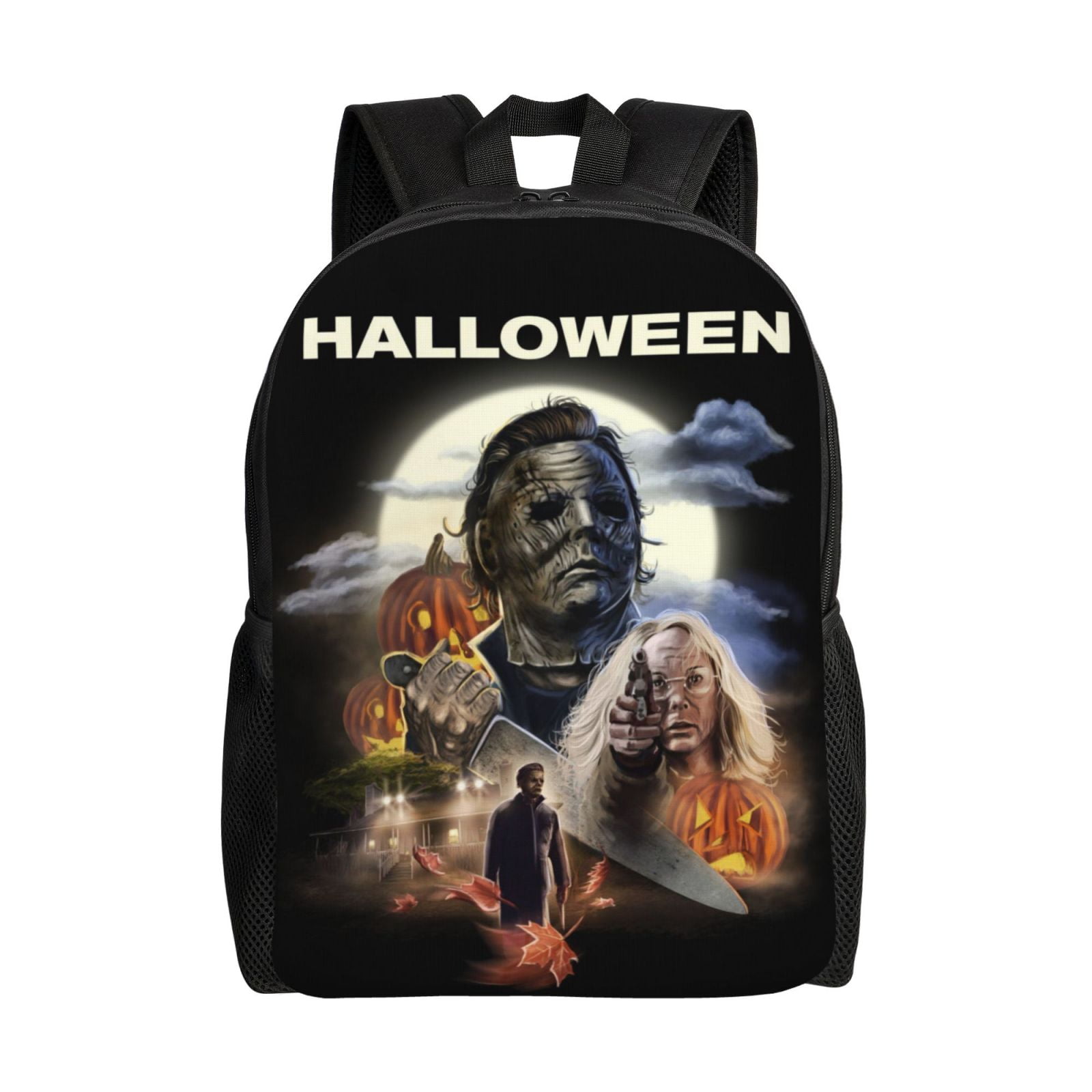 Halloween Michael Myers Scary Backpack Laptop School Bag Student ...