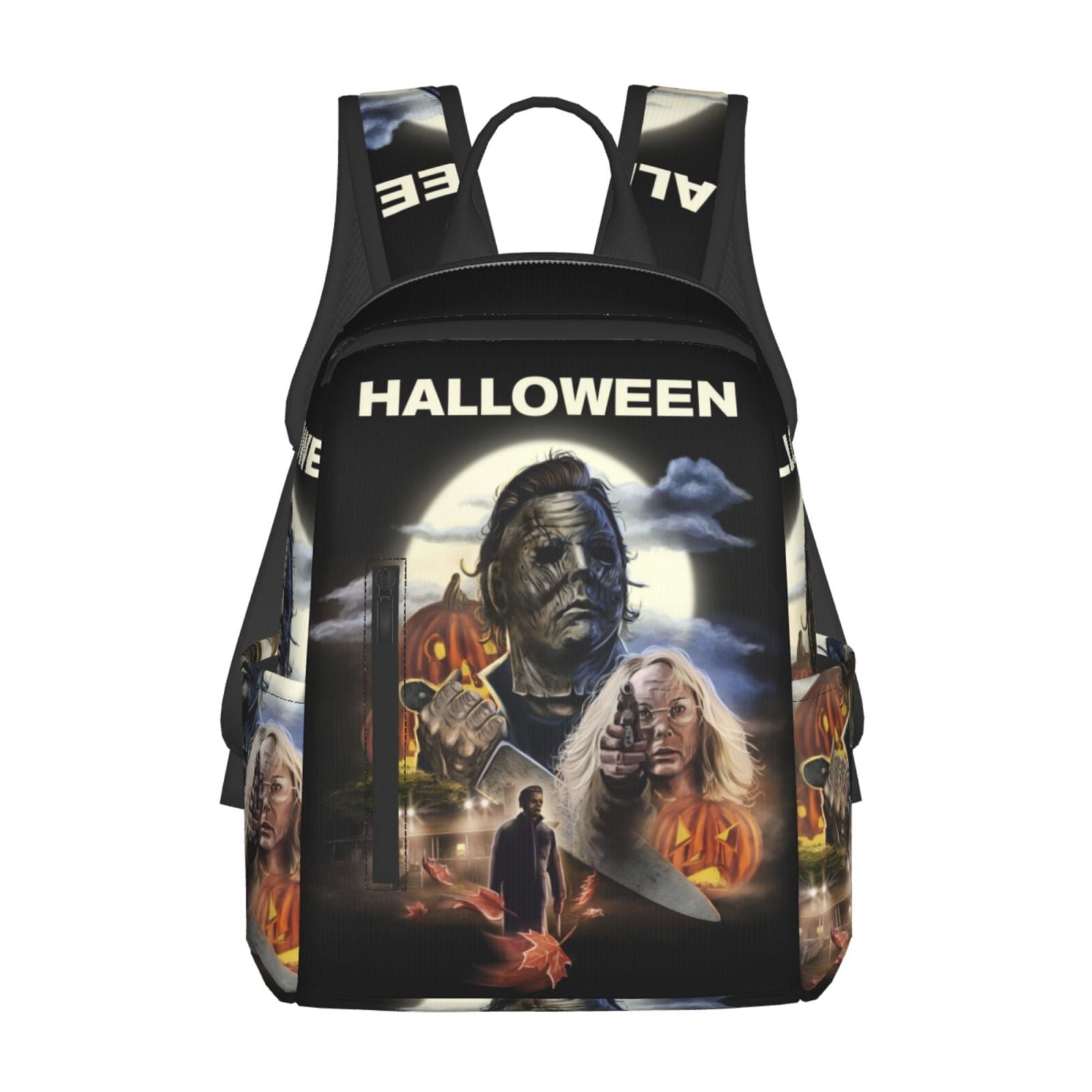 Halloween Michael Myers Scary Lightweight Backpack Student Bookbag ...