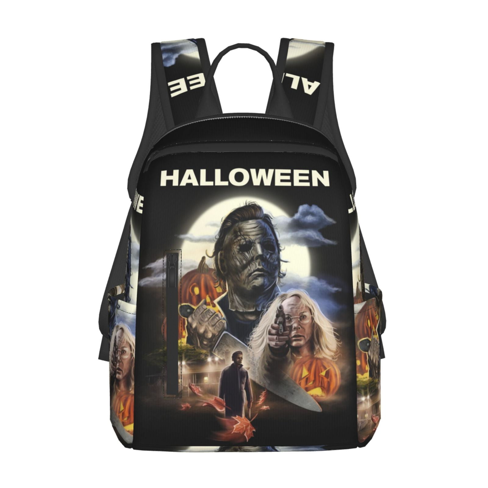 Halloween Michael Myers Scary Lightweight Backpack Student Bookbag ...