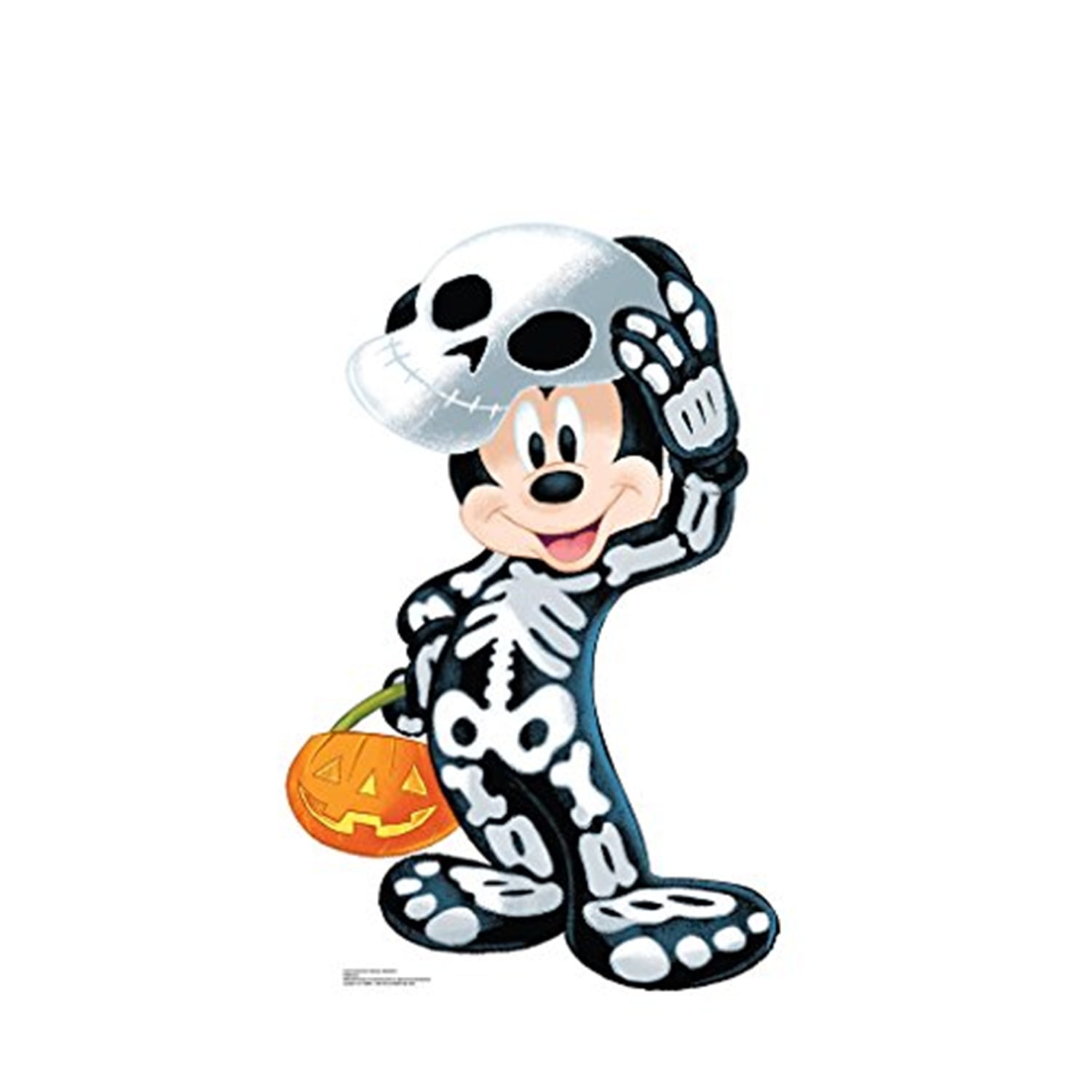 Disney Halloween Decorations: Mickey Mouse Skeleton - Size: 42" x 27 ...