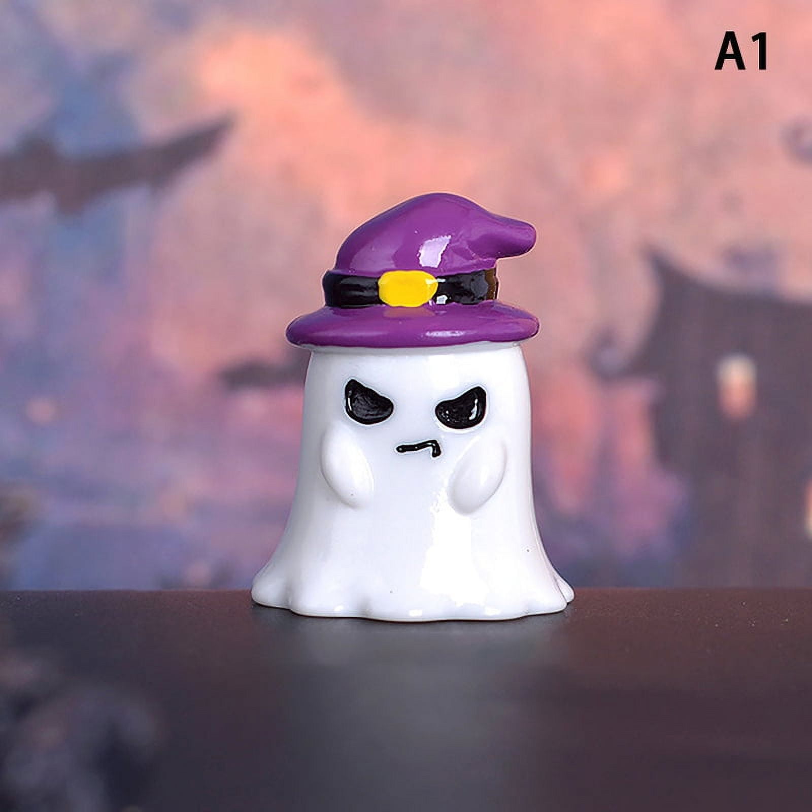 Halloween Micro Landscape Miniature Figurines Resin Craft Mini Fairy ...