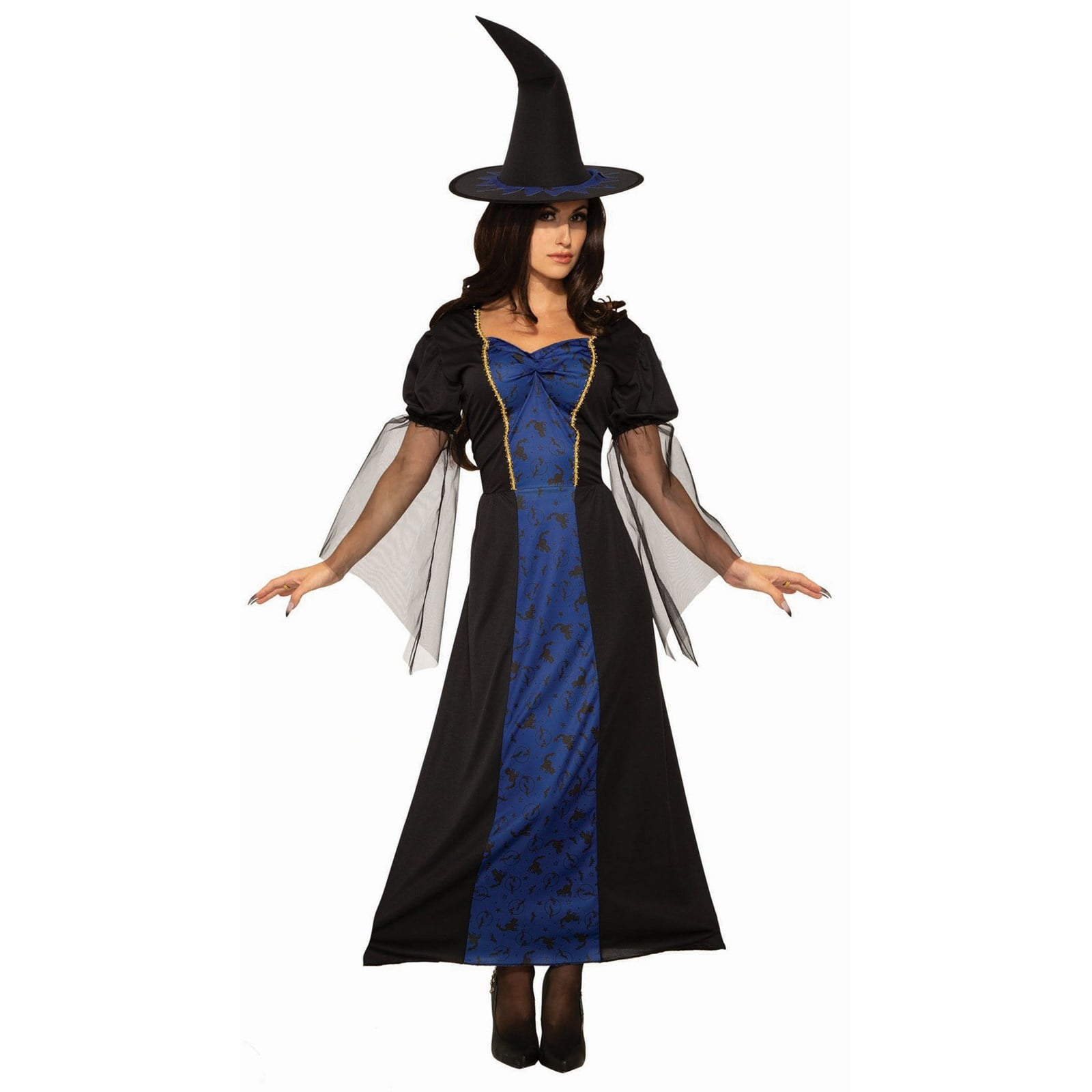Halloween Midnight Witch Adult Costume - Walmart.com