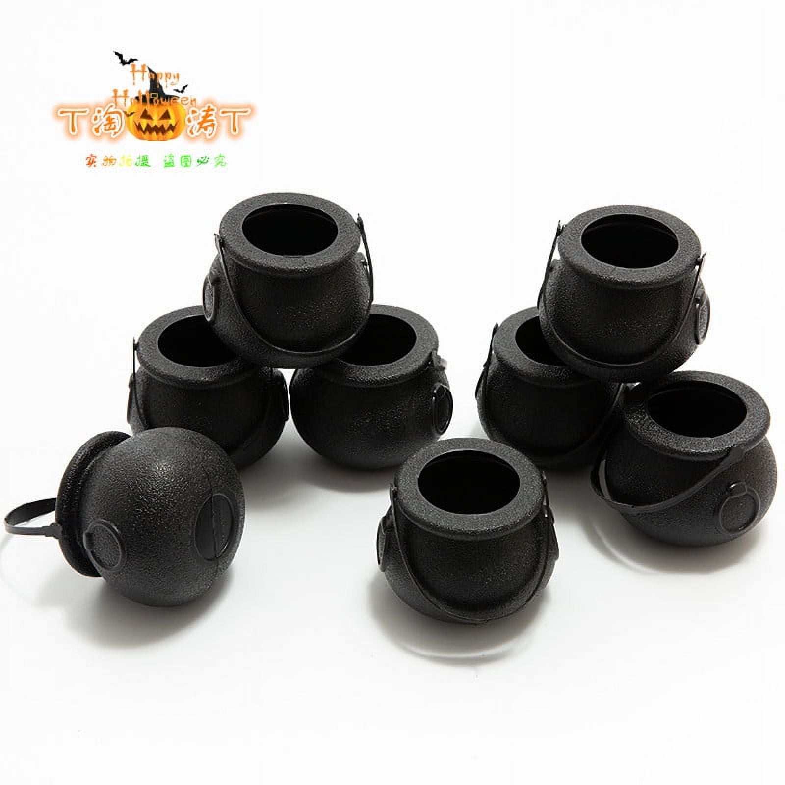 Halloween Mini Cauldron Candy Bucket Kettle,Halloween Witches Cauldron ...