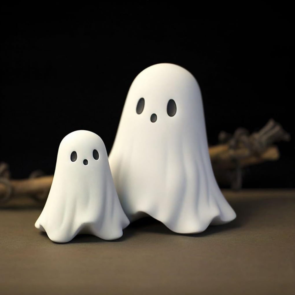 Halloween Mini Ghost Statue Terrifying Resin Figure for Scary Home ...